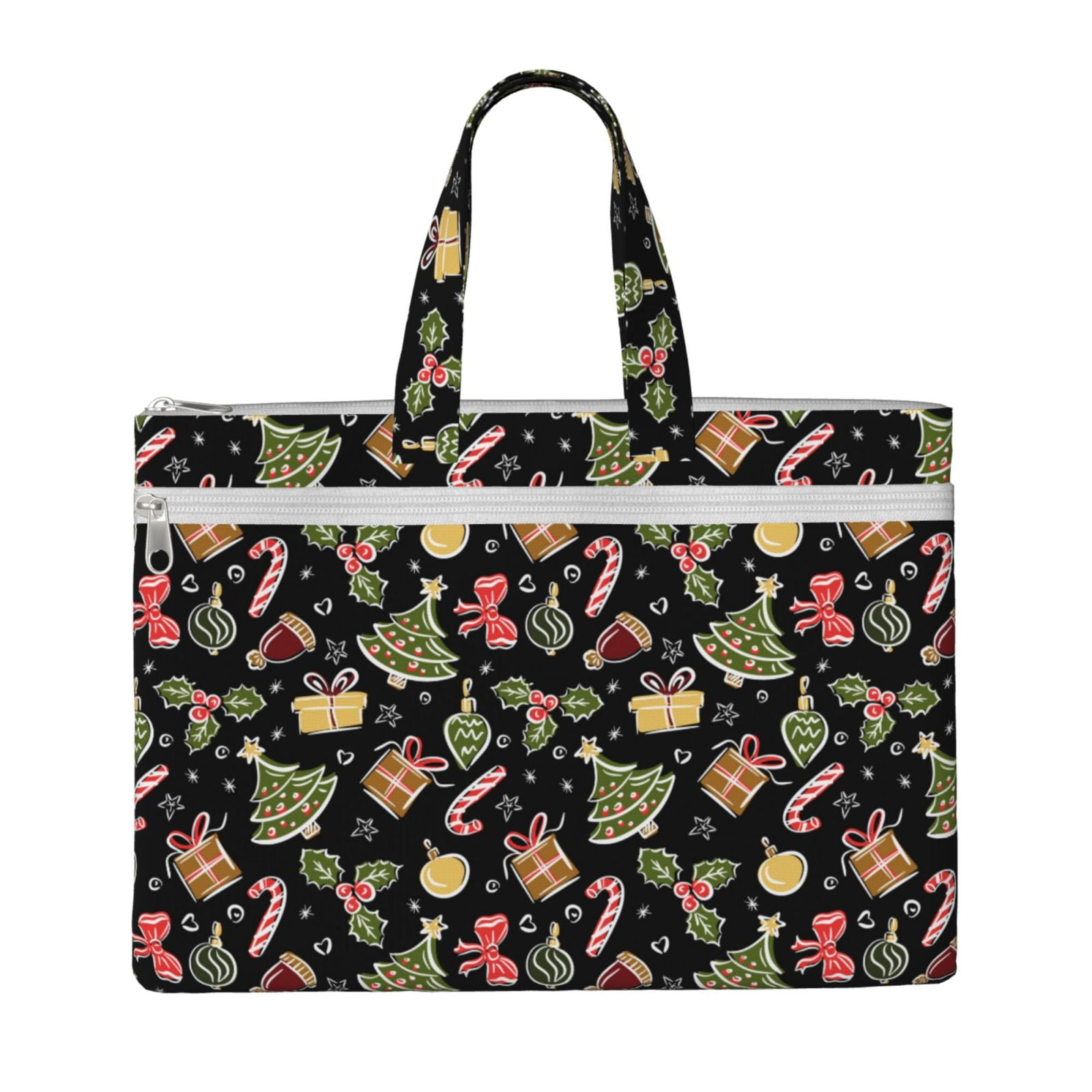 Kdxio Christmas Tree Decoration File Tote Document Bag Business ...