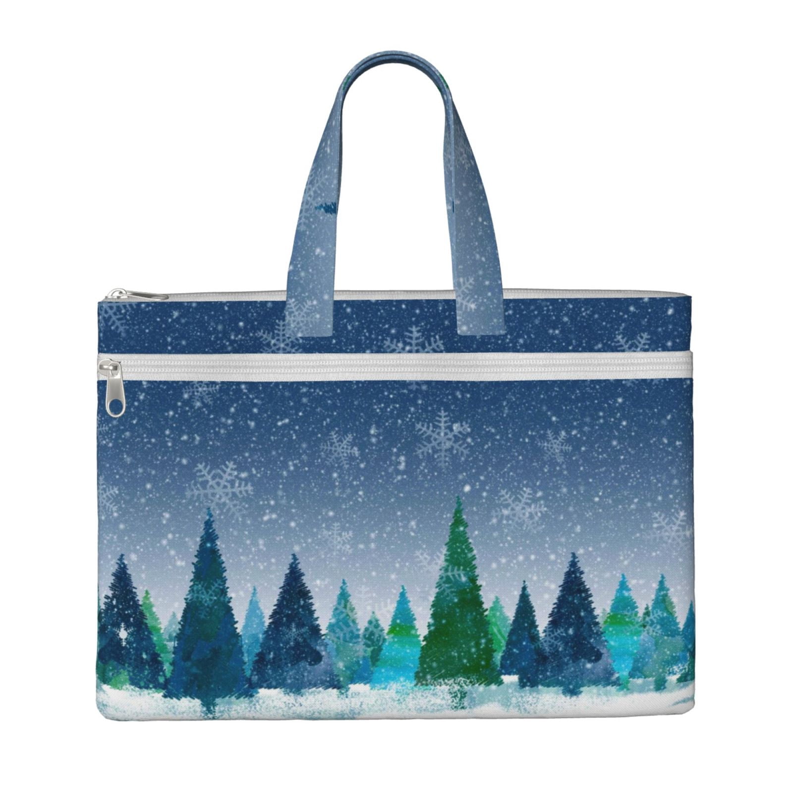 Kdxio Christmas Trees File Tote Document Bag Business Briefcase Bag ...