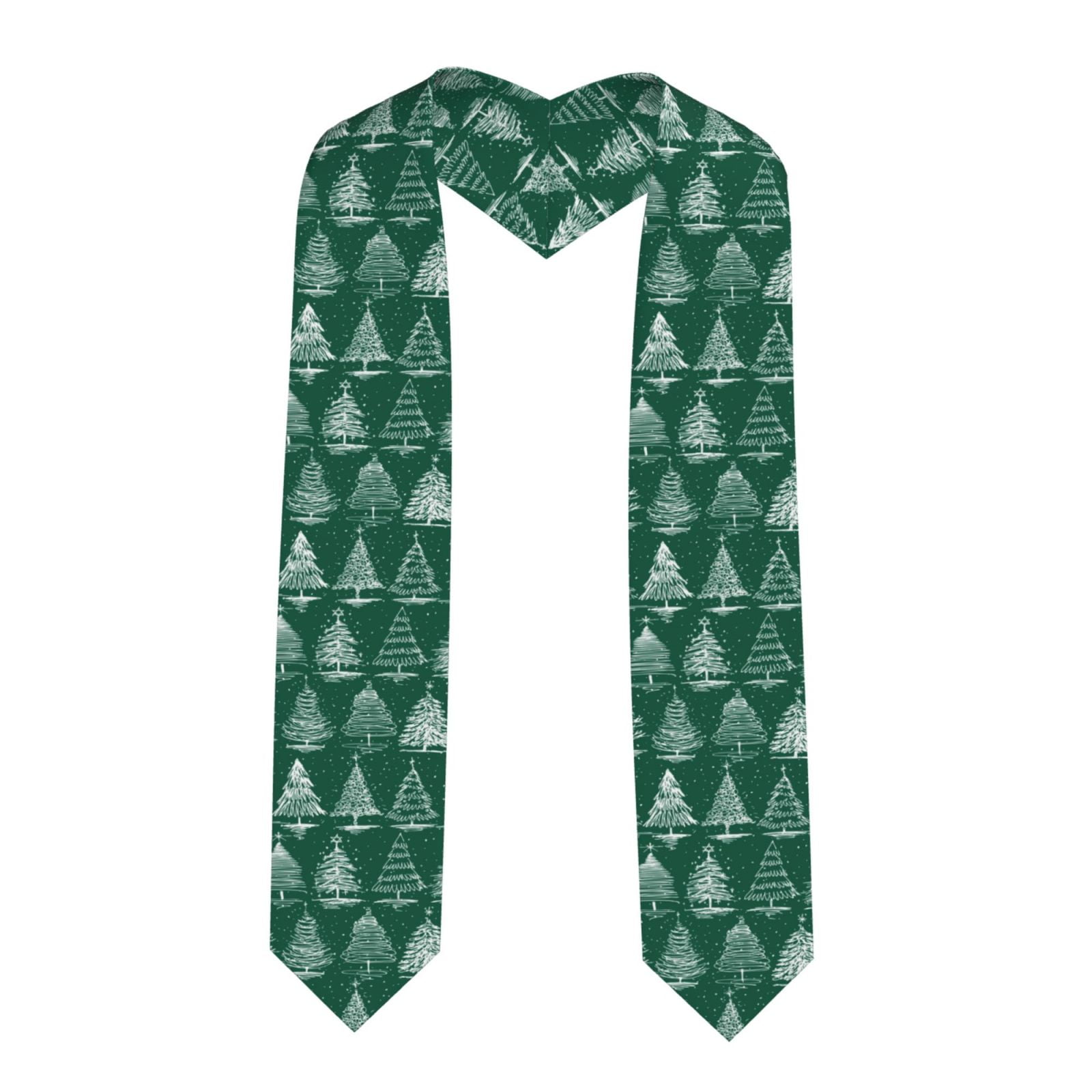 Kdxio Christmas Trees Graduation Stole Class, Graduation Sash, Unisex ...