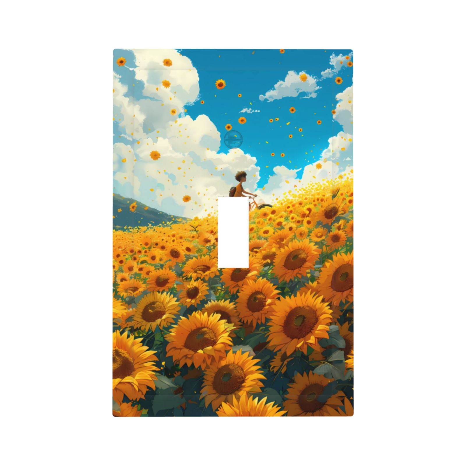 Kdxio Clear Sky Sunflower Decorator Light Switch or Receptacle Outlet ...