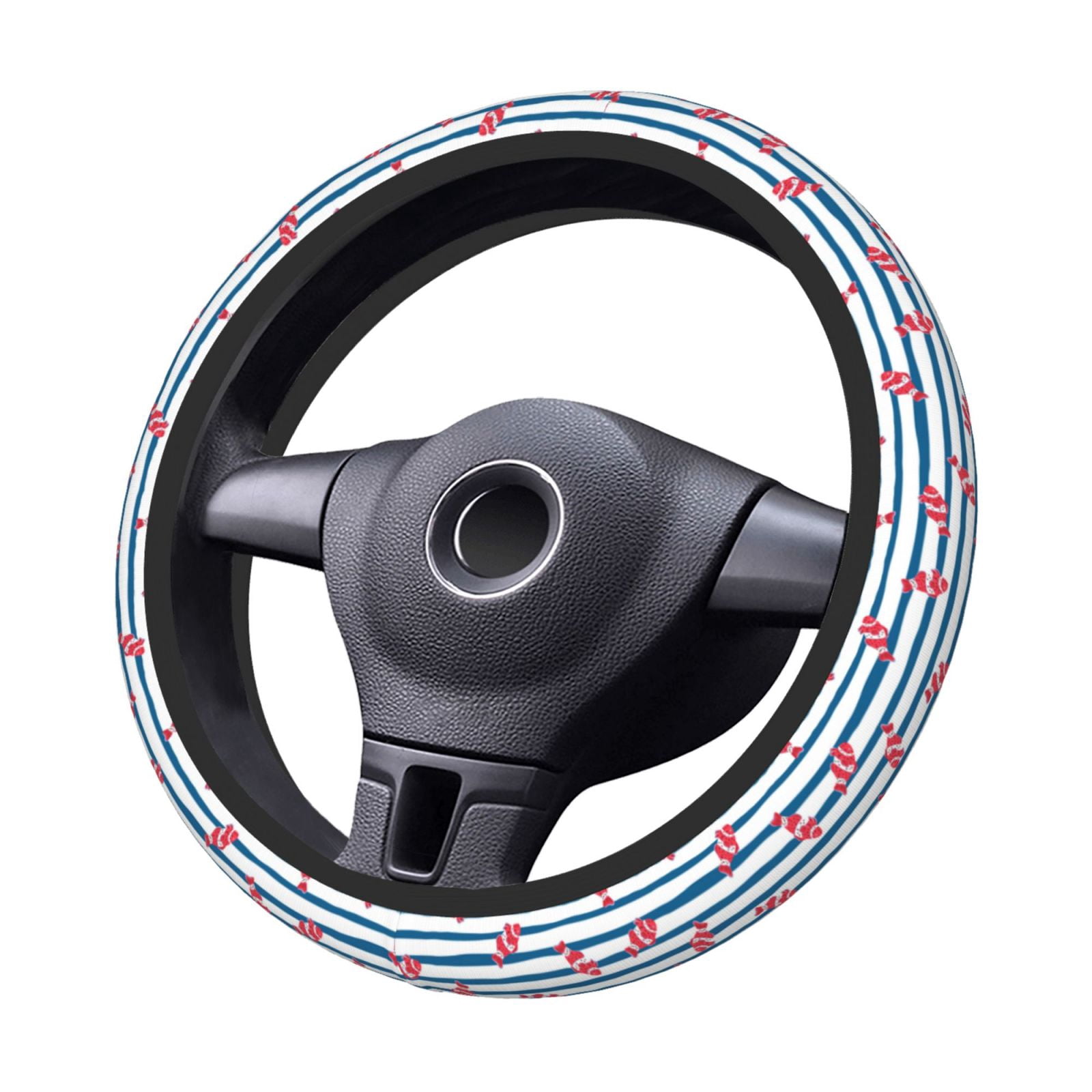 Kdxio Clown Fish Print Elastic Stretch Steering Wheel Cover,Auto ...