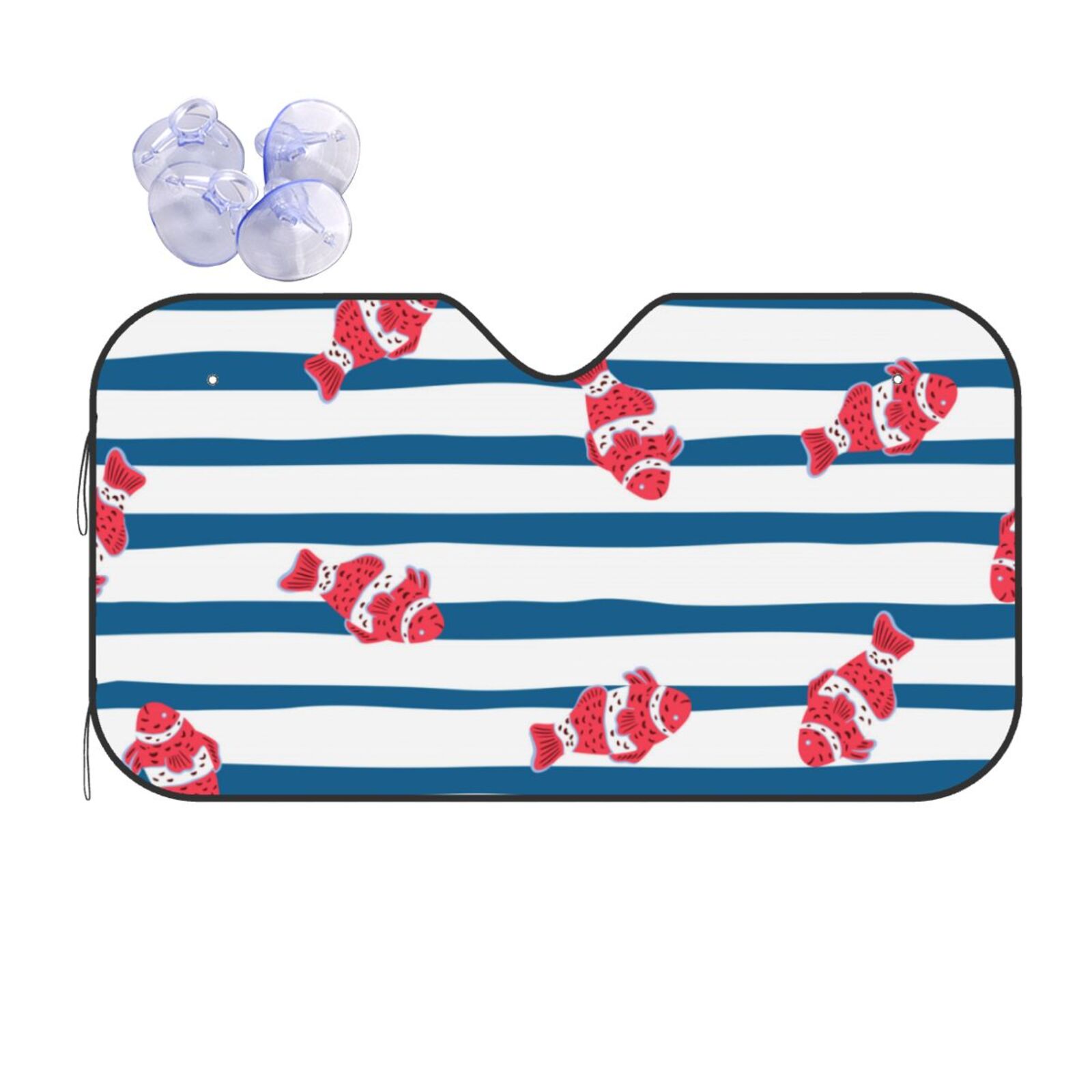 Kdxio Clown Fish Print Front Windshield Sun Shade,Folding Auto Sunshade ...