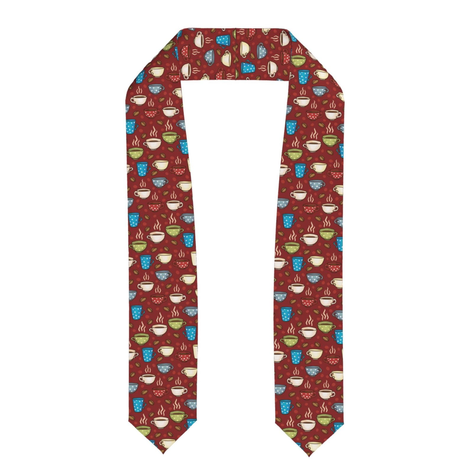 Kdxio Coffee Cups Graduation Stole Class, Graduation Sash, Unisex Adult ...