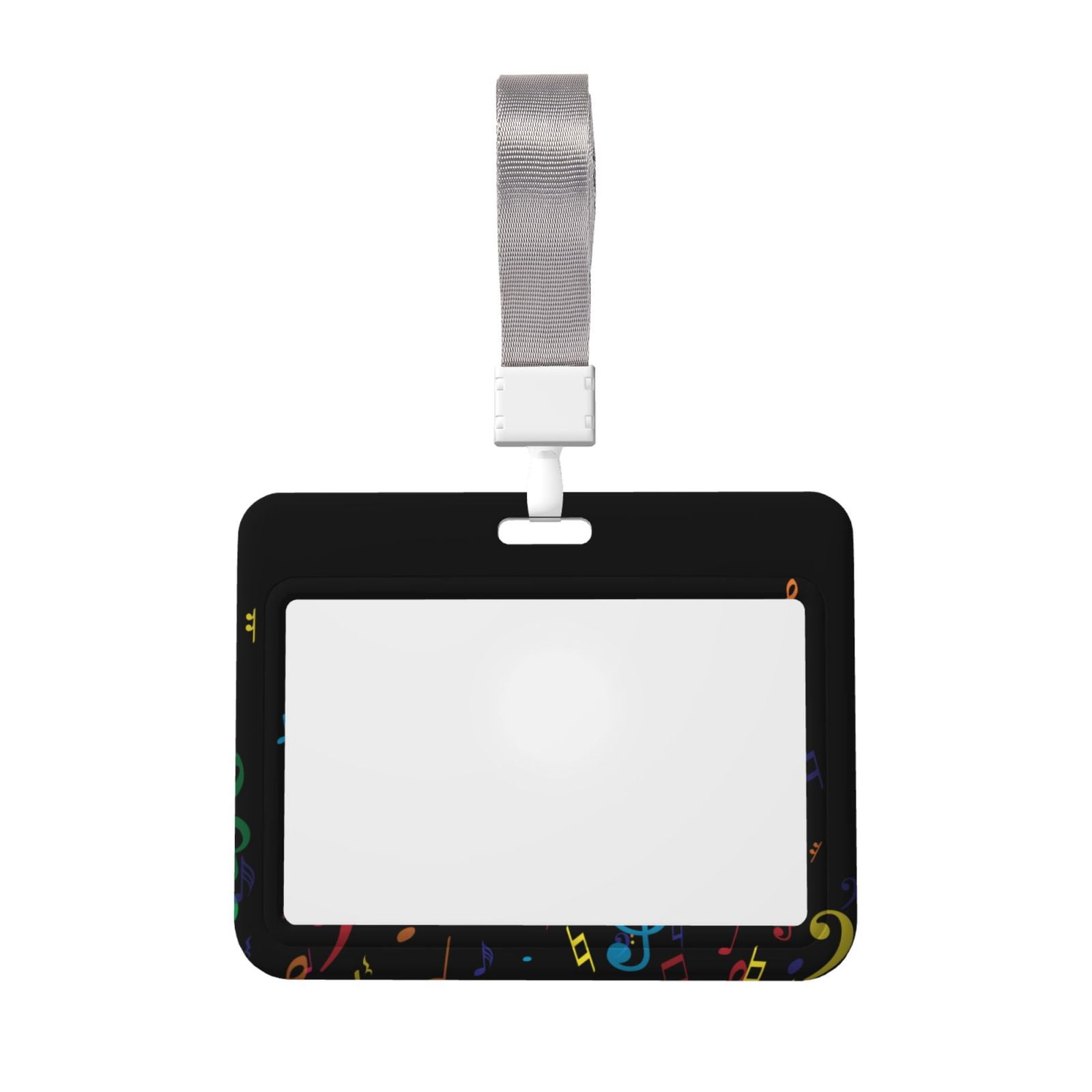 Kdxio Color Musical Notes Card Badge Holder Work Badge Sleeve for ...