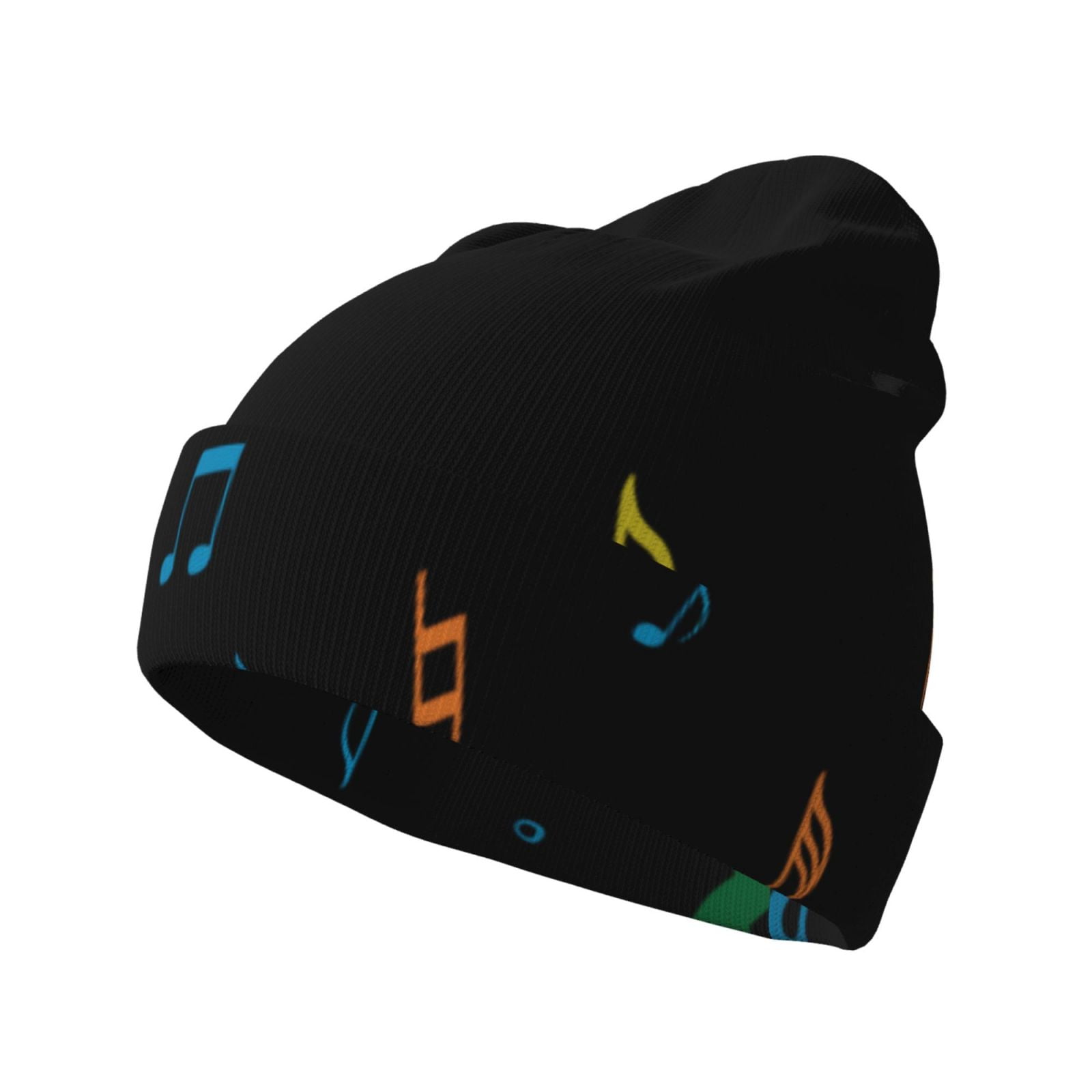Kdxio Color Musical Notes Winter Beanie for Men Women Beanie Knit Hat ...