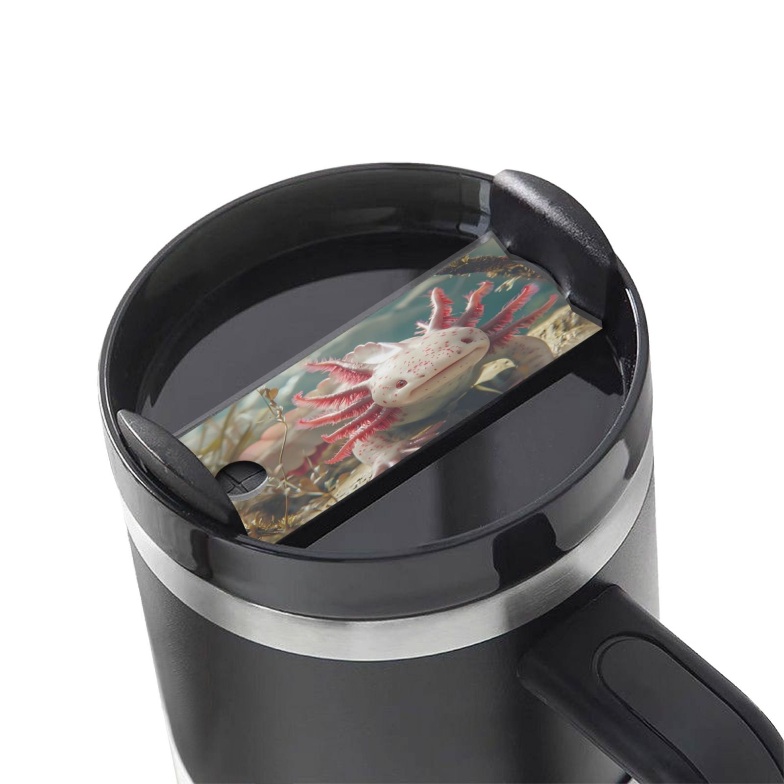 Kdxio Colorful Axolotl Underwater Name Plate Compatible Stanley Cups ...