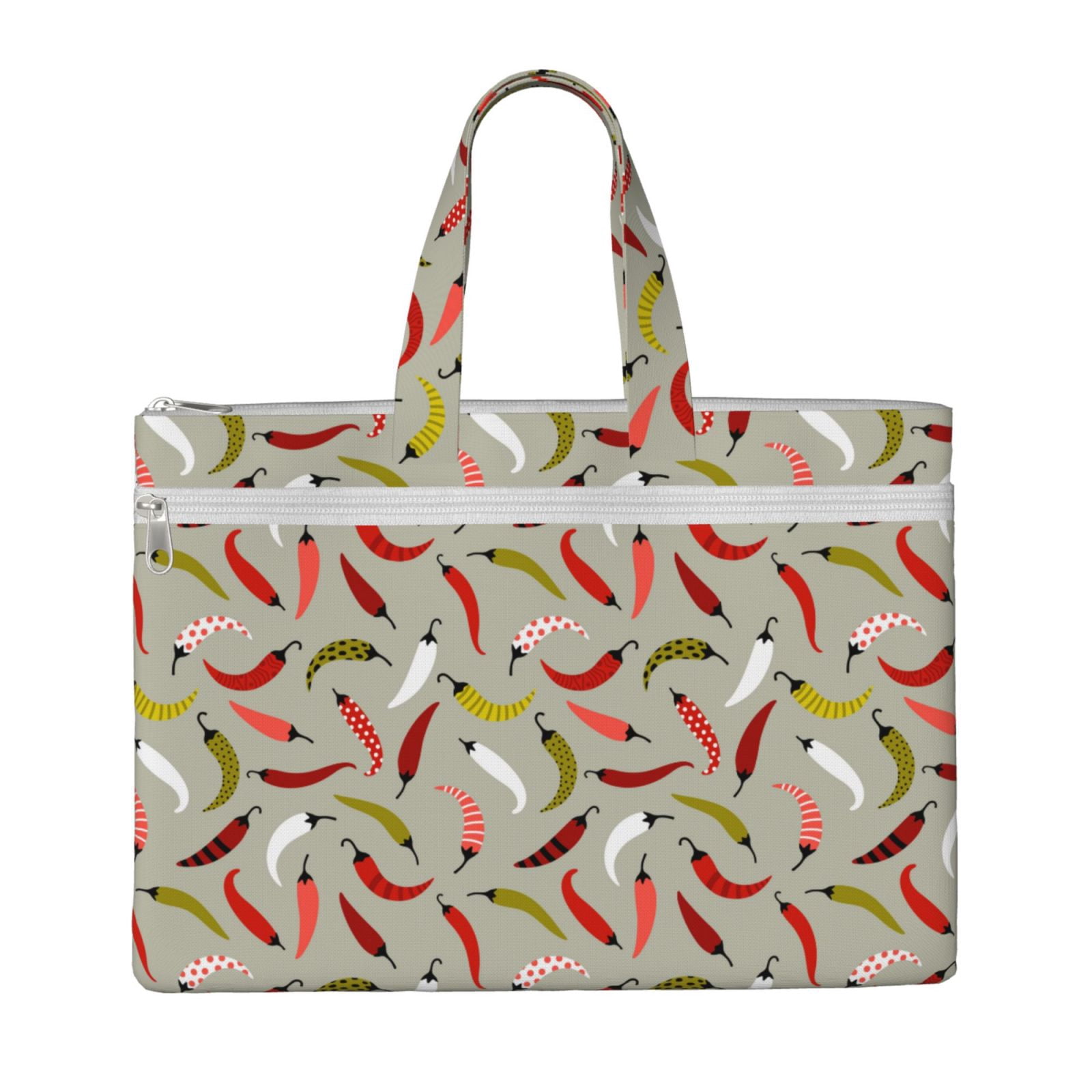 Kdxio Colorful Chili File Tote Document Bag Business Briefcase Bag ...
