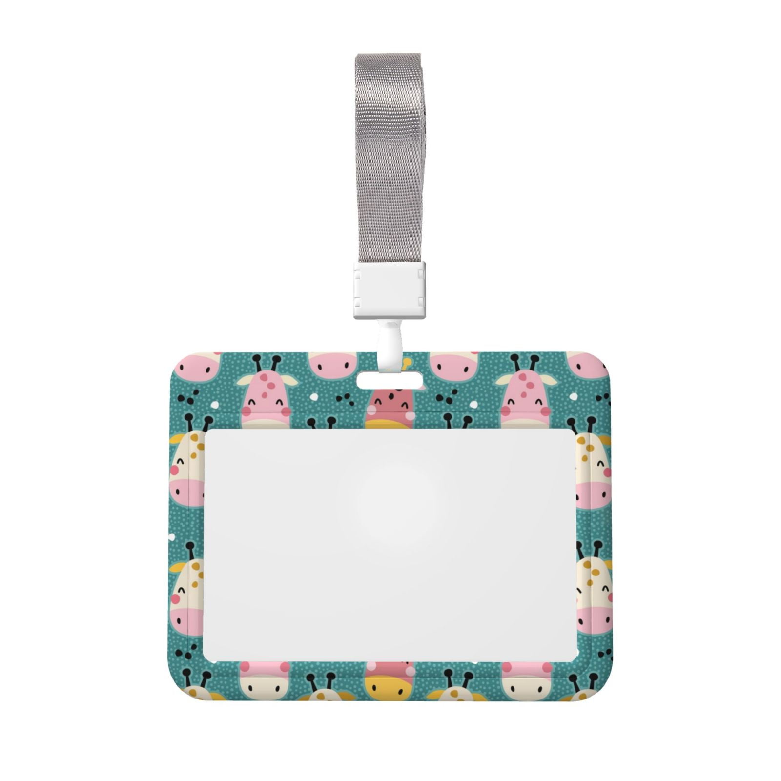 Kdxio Colorful Cow Card Badge Holder Work Badge Sleeve for Office ...