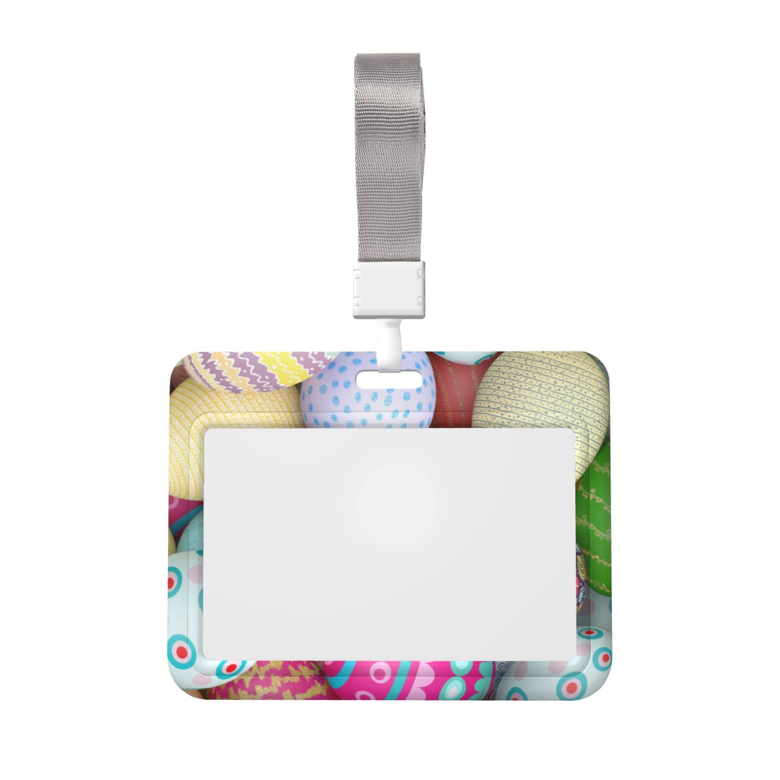 Kdxio Colorful Easter Eggs Card Badge Holder Work Badge Sleeve for ...