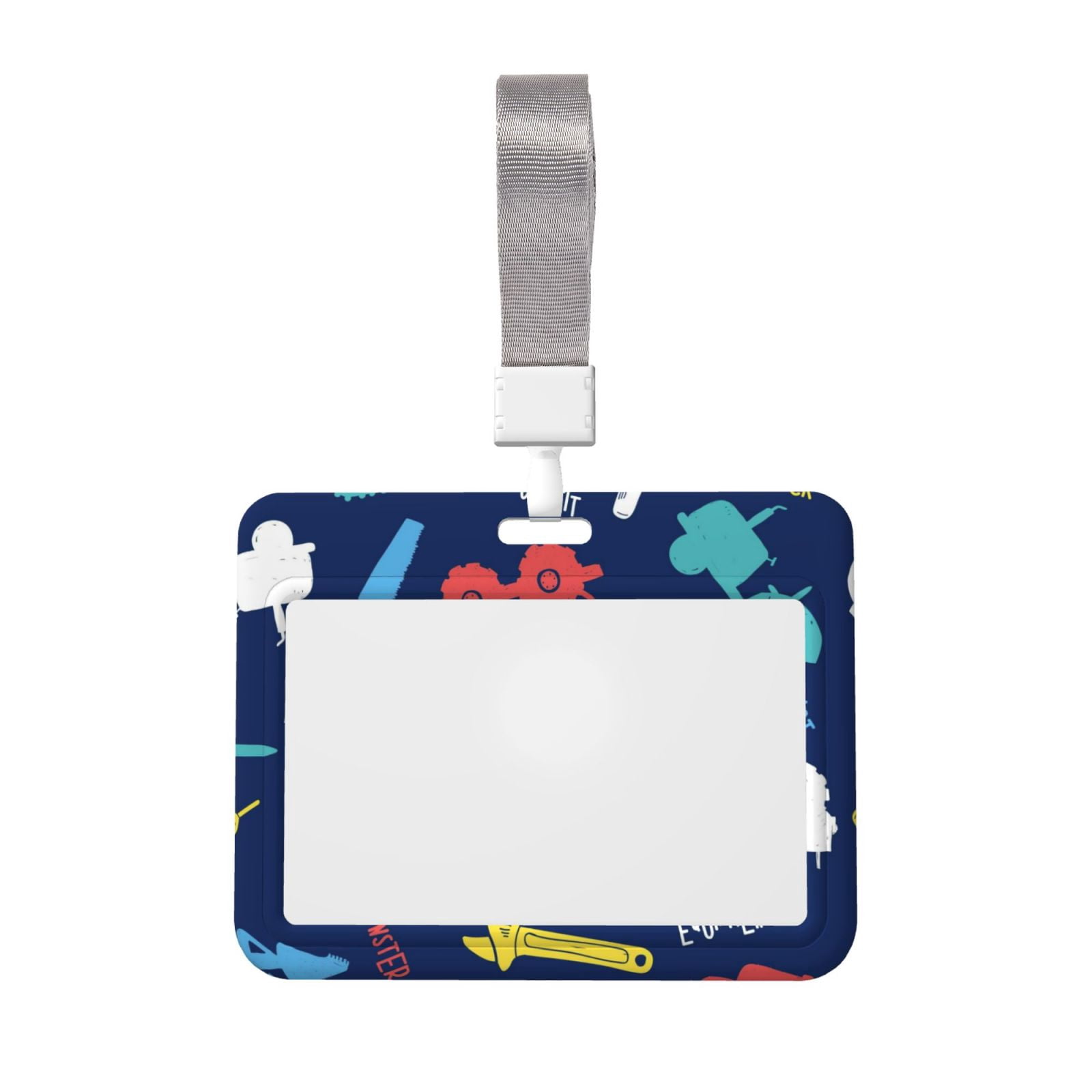 Kdxio Colorful Excavator Card Badge Holder Work Badge Sleeve for Office ...