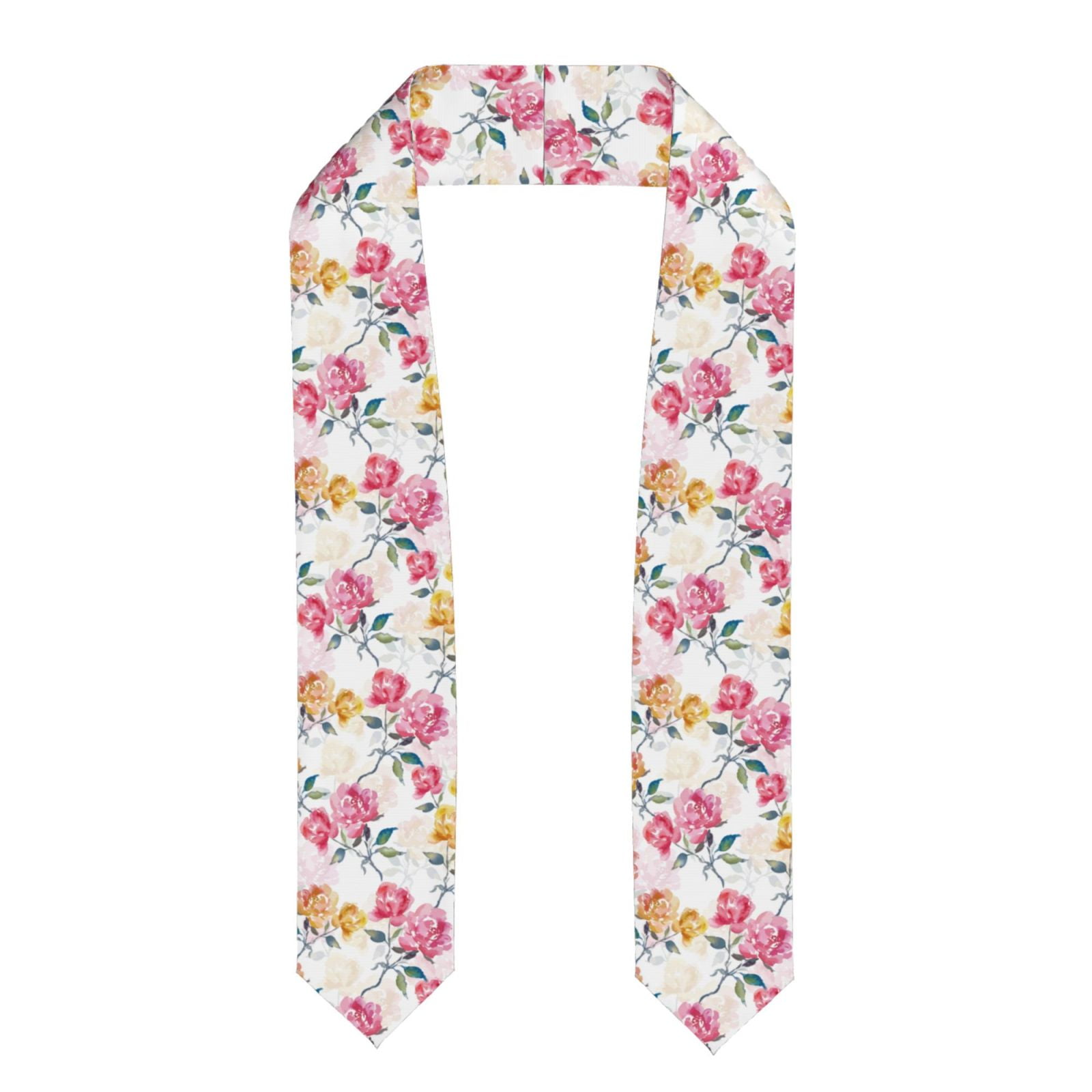 Kdxio Colorful Flowers Graduation Stole Class, Graduation Sash, Unisex ...