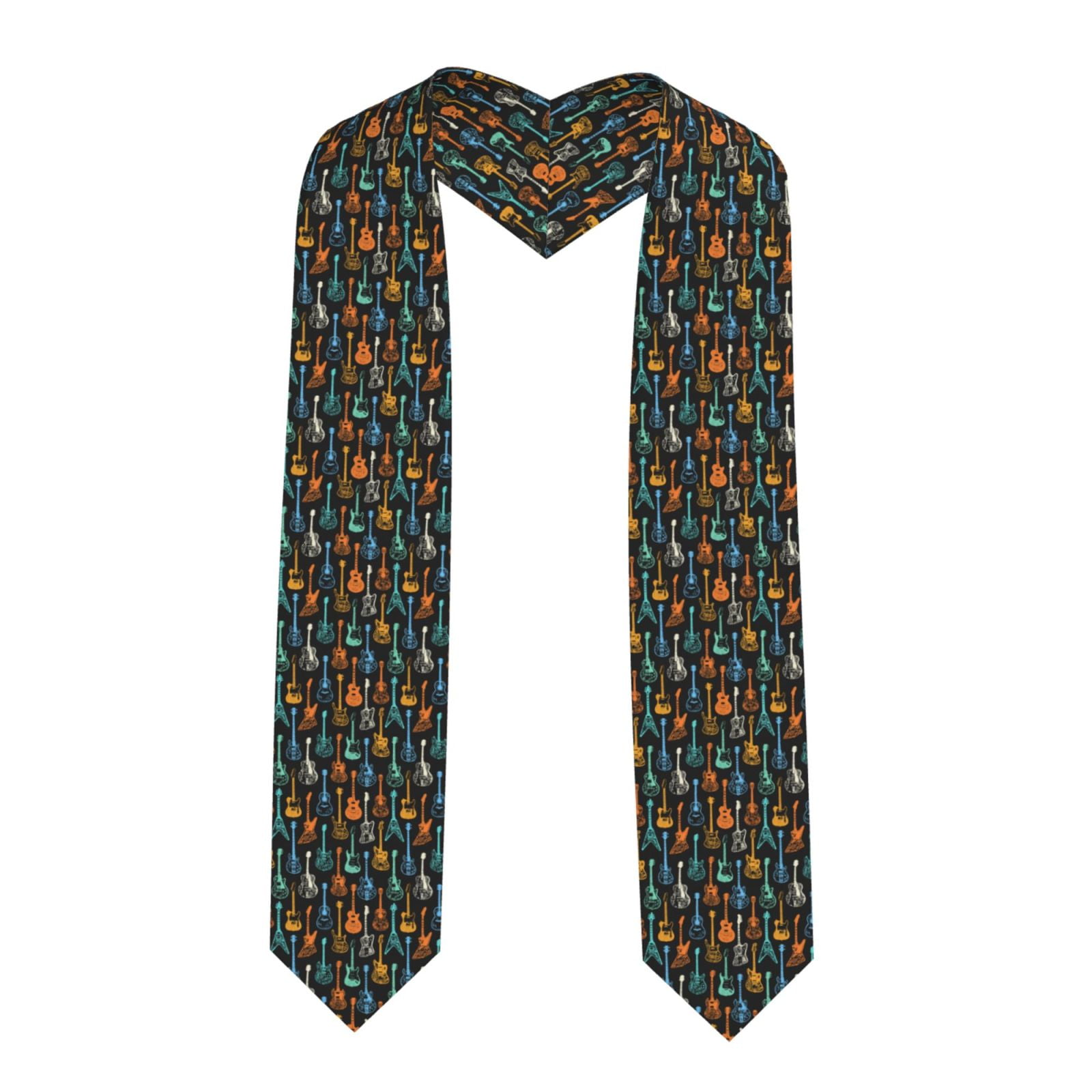 Kdxio Colorful Guitar Graduation Stole Class, Graduation Sash, Unisex ...