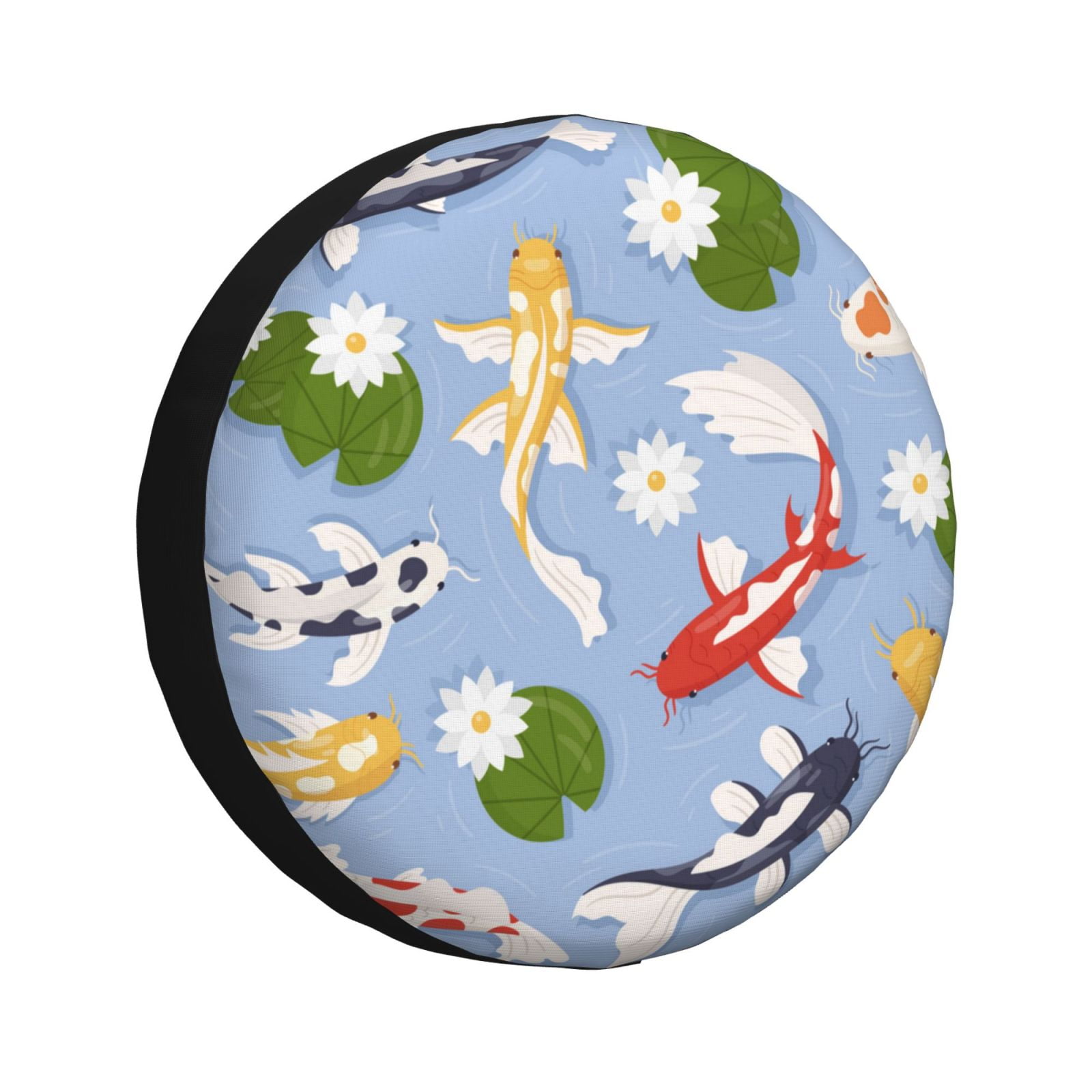 Kdxio Colorful Koi Fish for Tire Cover Wheel Protectors Tyre Covers ...