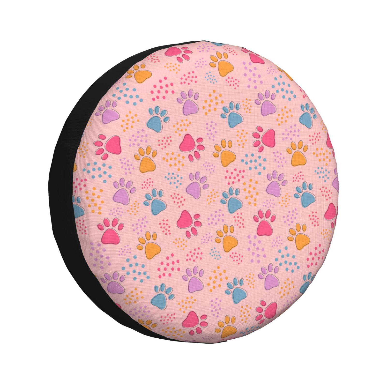 Kdxio Colorful Pets Paws for Tire Cover Wheel Protectors Tyre Covers ...