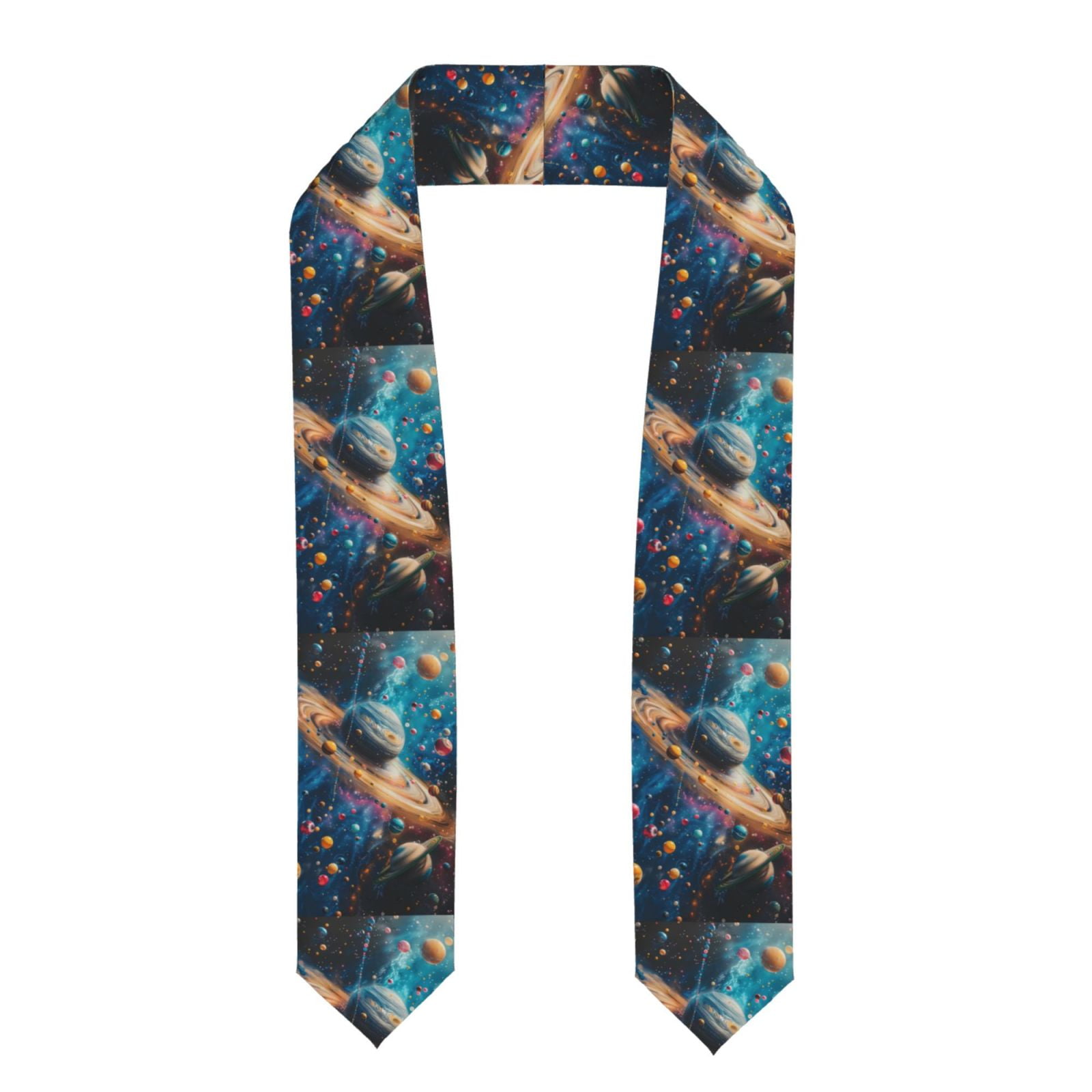 Kdxio Colorful Planet Universe Graduation Stole Class, Graduation Sash ...