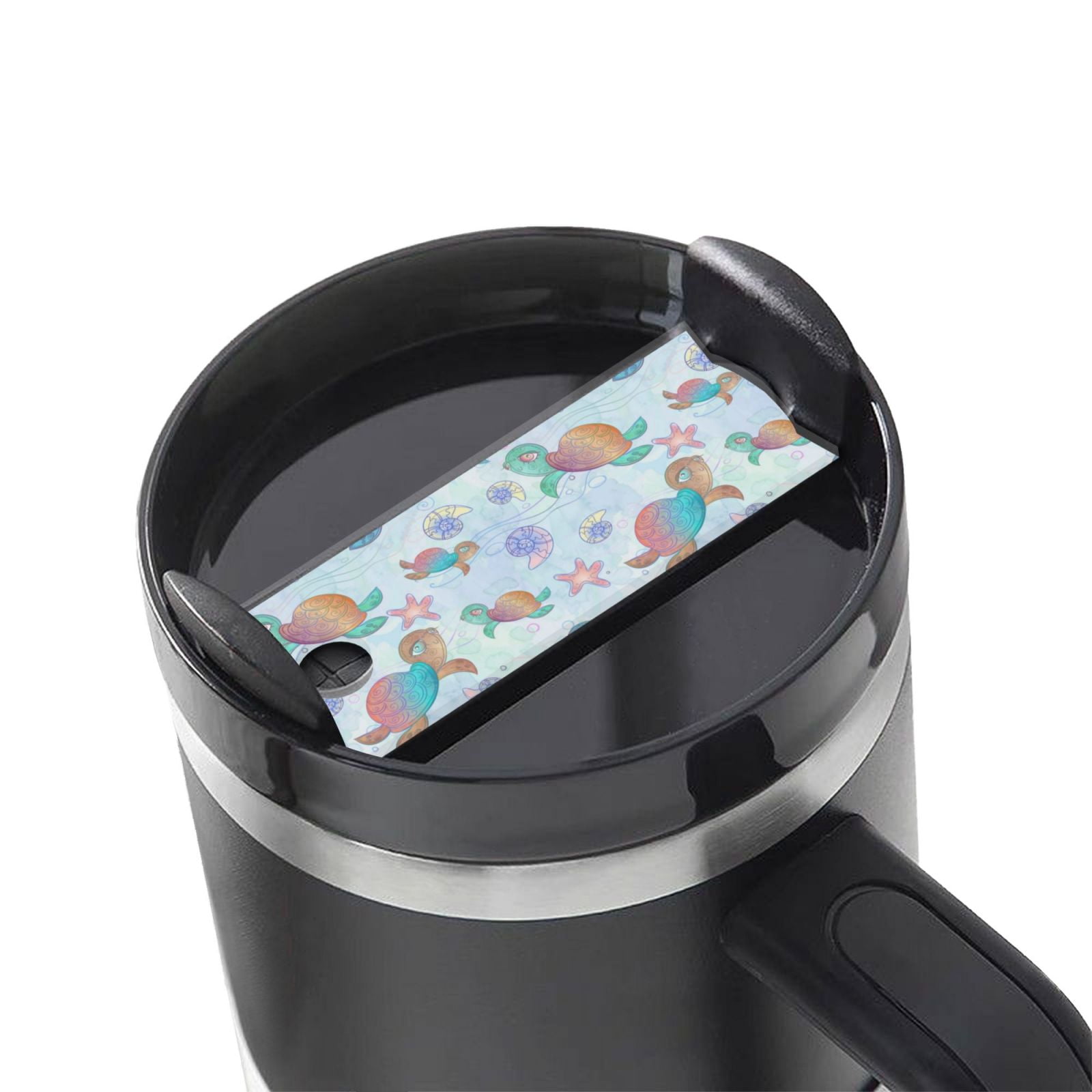 Kdxio Colorful Sea Turtle Name Plate Compatible Stanley Cups Name Tag ...