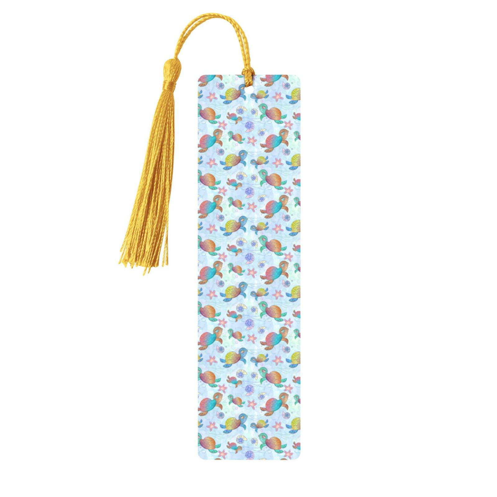 Kdxio Colorful Sea Turtle Print Metal Tassel Bookmarks,Perfect Gift for ...