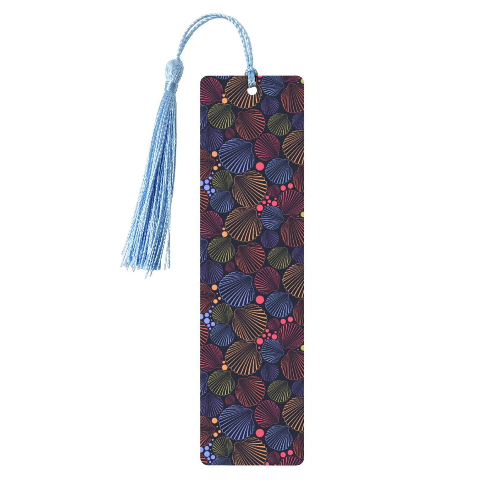Kdxio Colorful Shells Print Metal Tassel Bookmarks,Perfect Gift for Art ...
