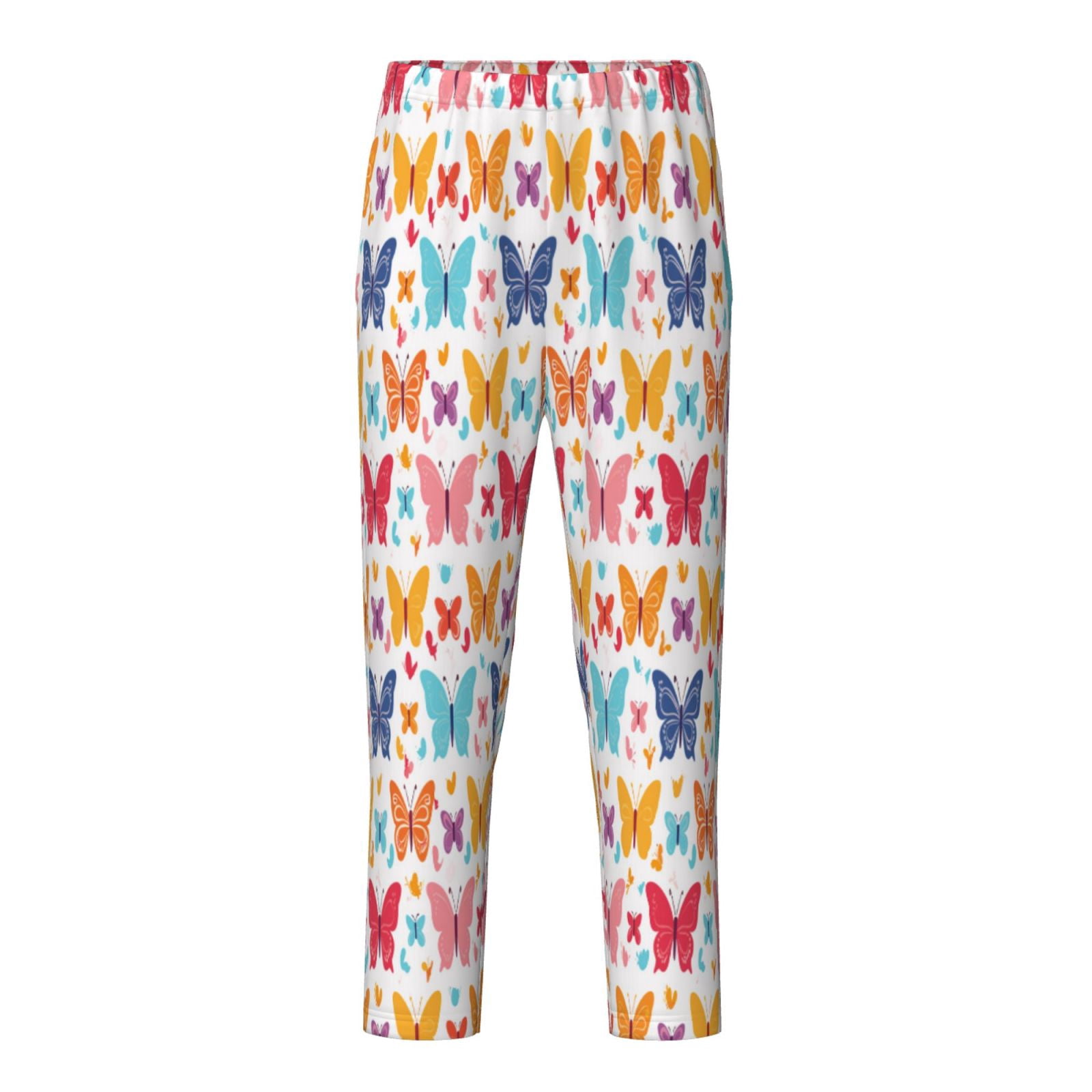 Kdxio Colorful butterflies Boys Girls Pajama Pants Long Sleep Pants ...