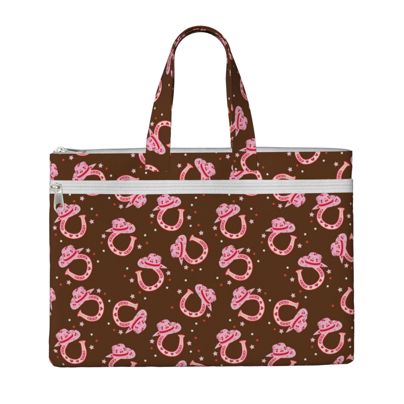 Kdxio Cool Cowgirl File Tote Document Bag Business Briefcase Bag ...