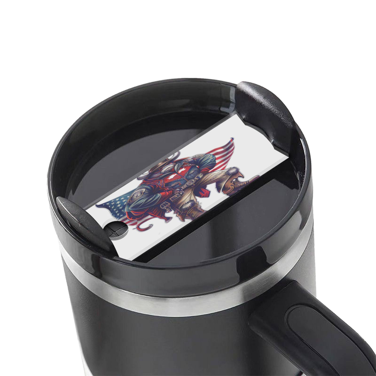 Kdxio Cool Patriotic Buffalo Cowboy Name Plate Compatible Stanley Cups ...