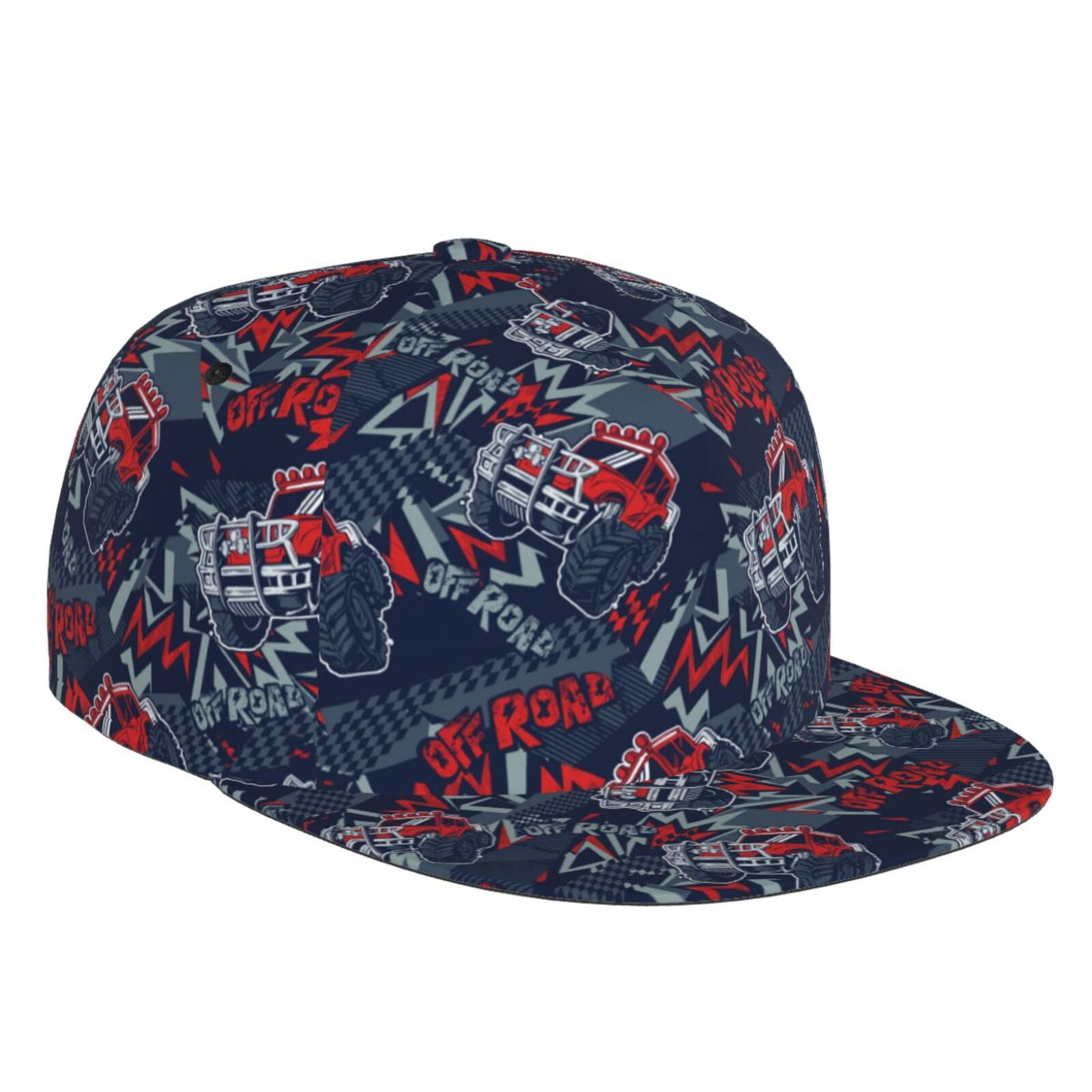 Kdxio Cool Red Off-Road Vehicle Print Snapback Hat for Men Women ...