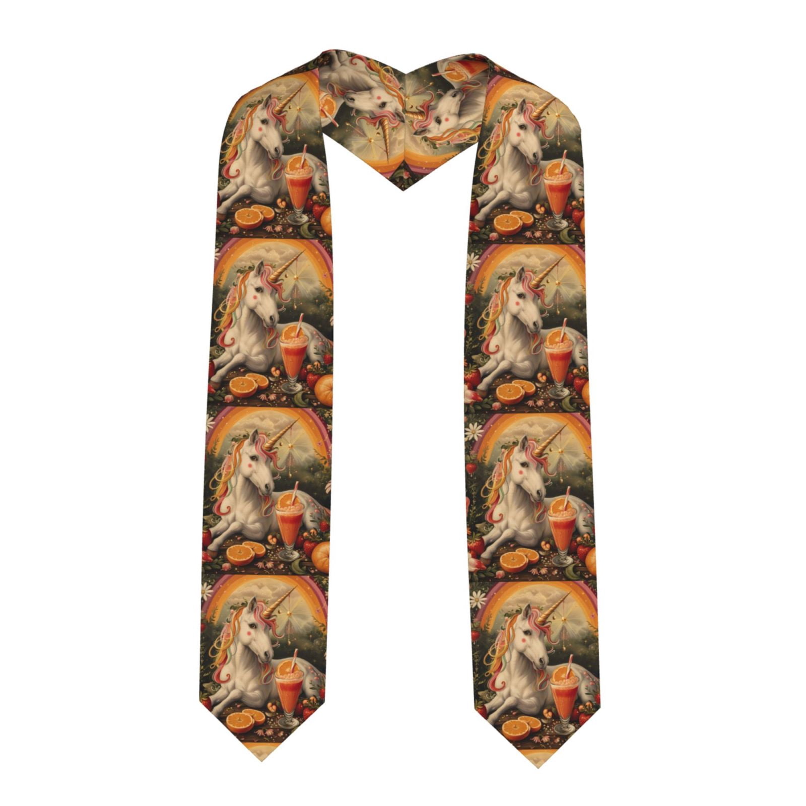 Kdxio Countryside Fruit White Horse Graduation Stole Class, Graduation ...
