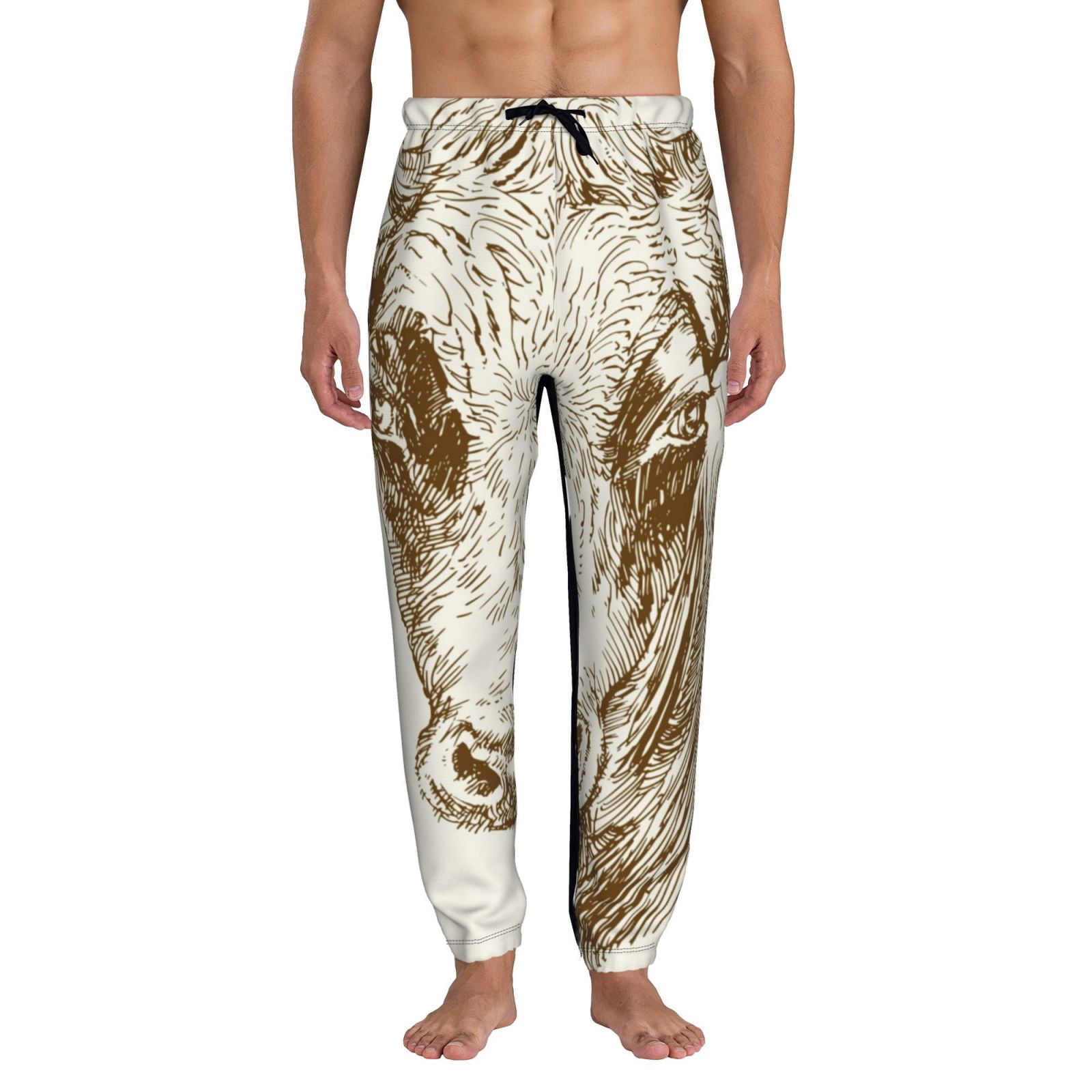 Kdxio Cow Pattern Joggers,Sweatpants for Men with Pockets-Large ...