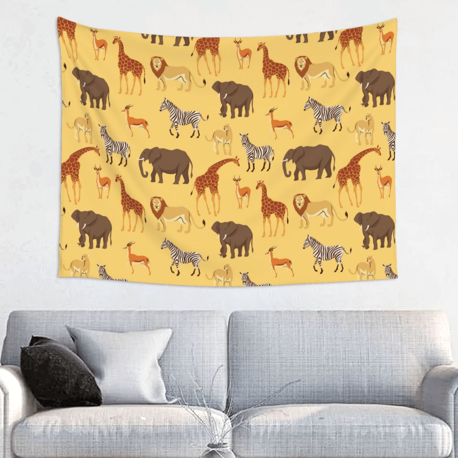 Kdxio Cute Animals Wall Hanging Tapestries Banner For Bedroom College ...