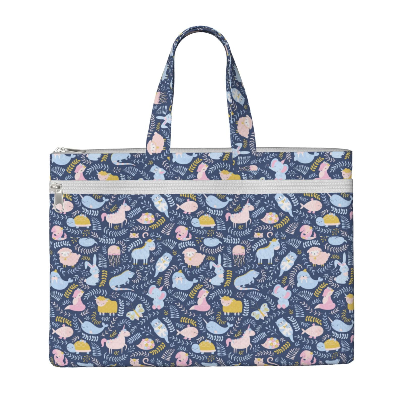 Kdxio Cute Baby Animals File Tote Document Bag Business Briefcase Bag ...