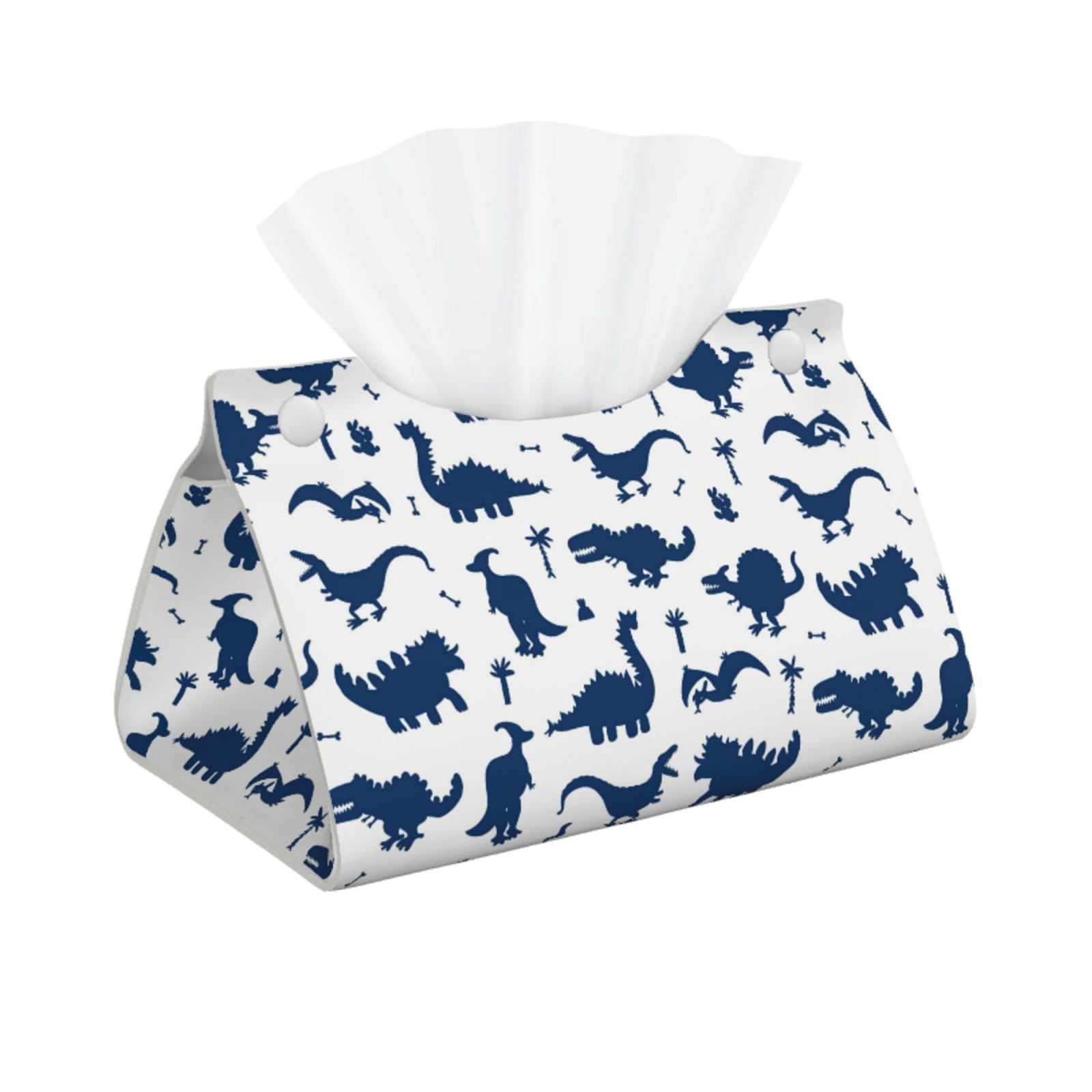 Kdxio Cute Cartoon Dinosaurs Print Tissue Box Cover,Modern PU Leather ...
