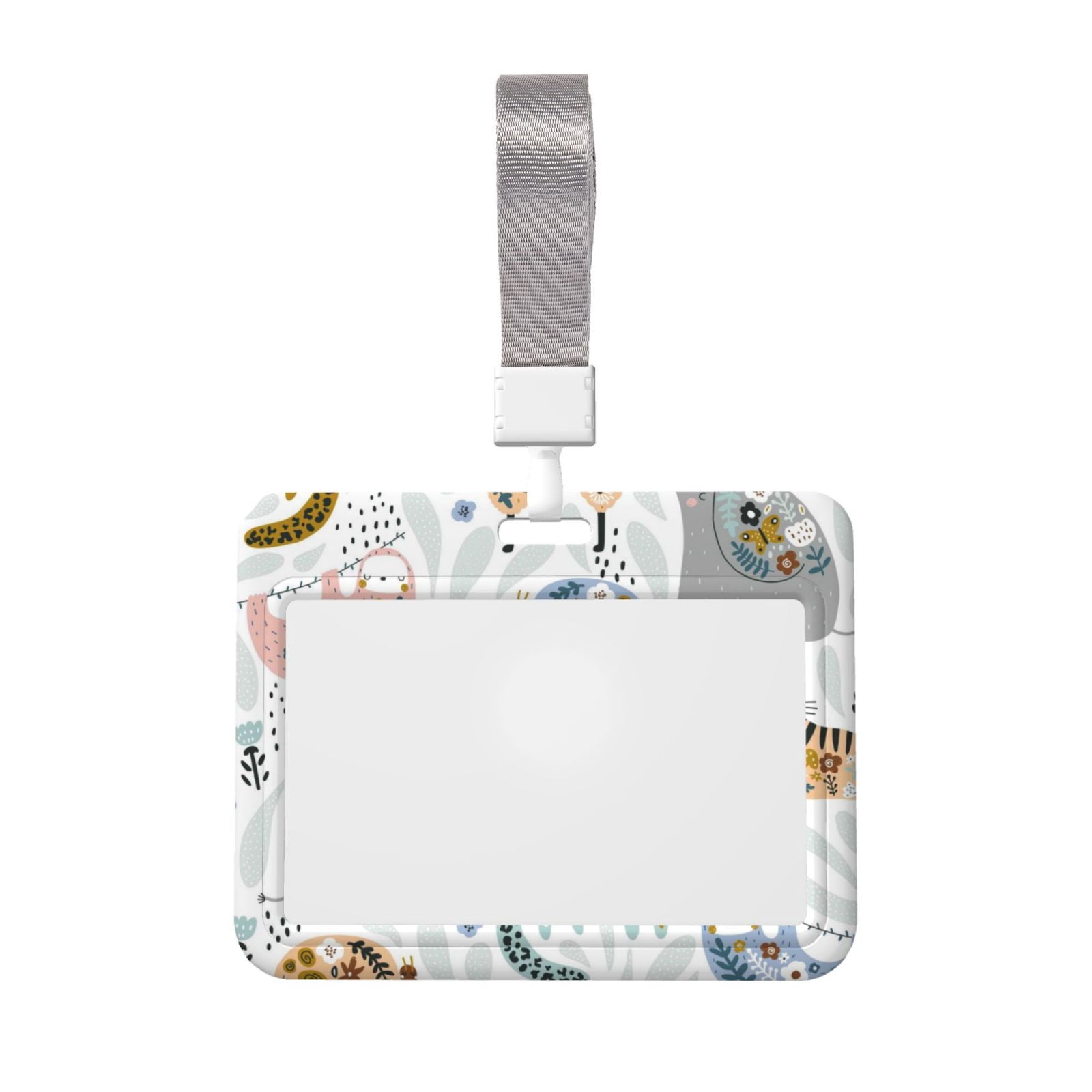 Kdxio Cute Colorful Animal Card Badge Holder Work Badge Sleeve for ...