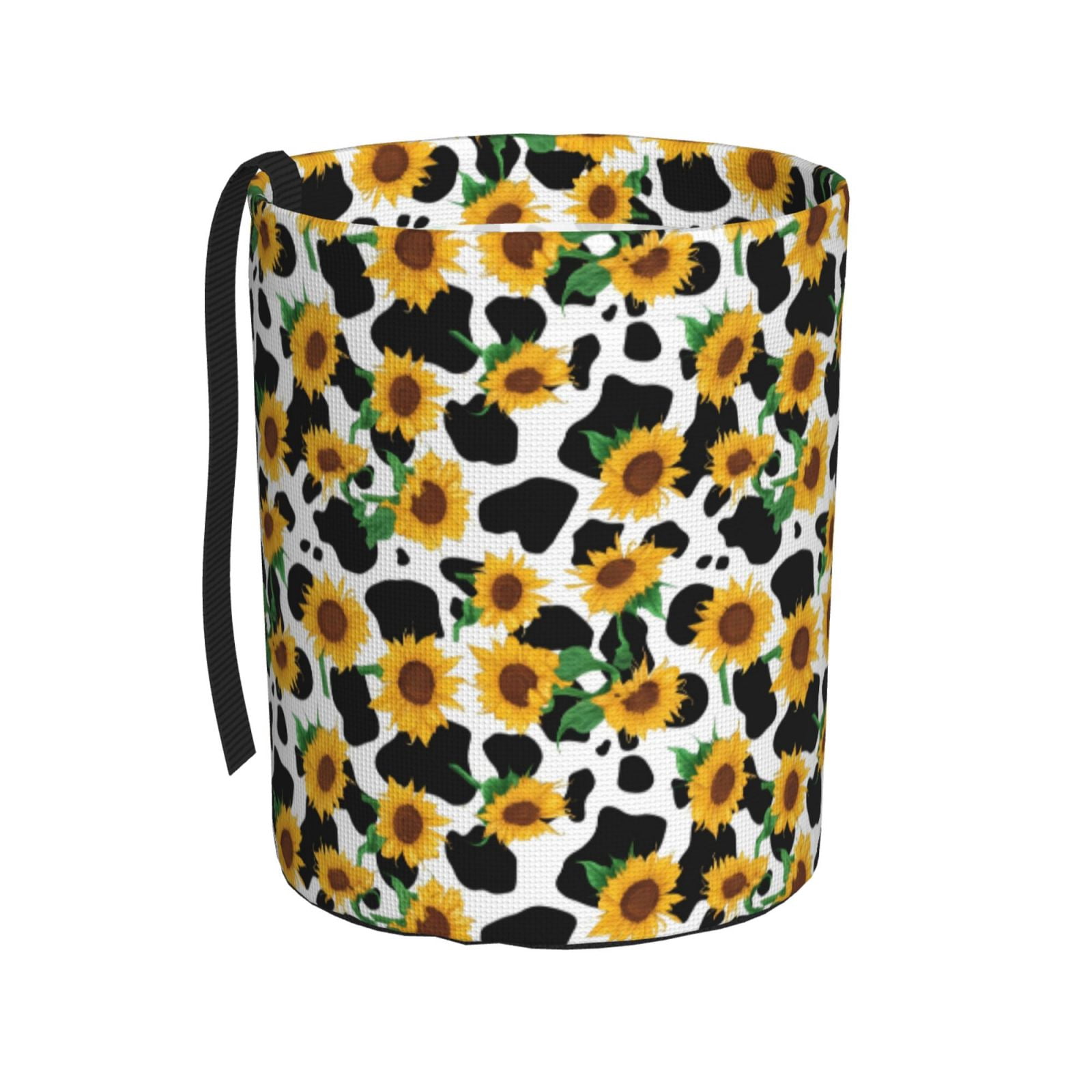 Kdxio Cute Cow Print Sunflower C Car Trash Can Garbage Car Accessories ...
