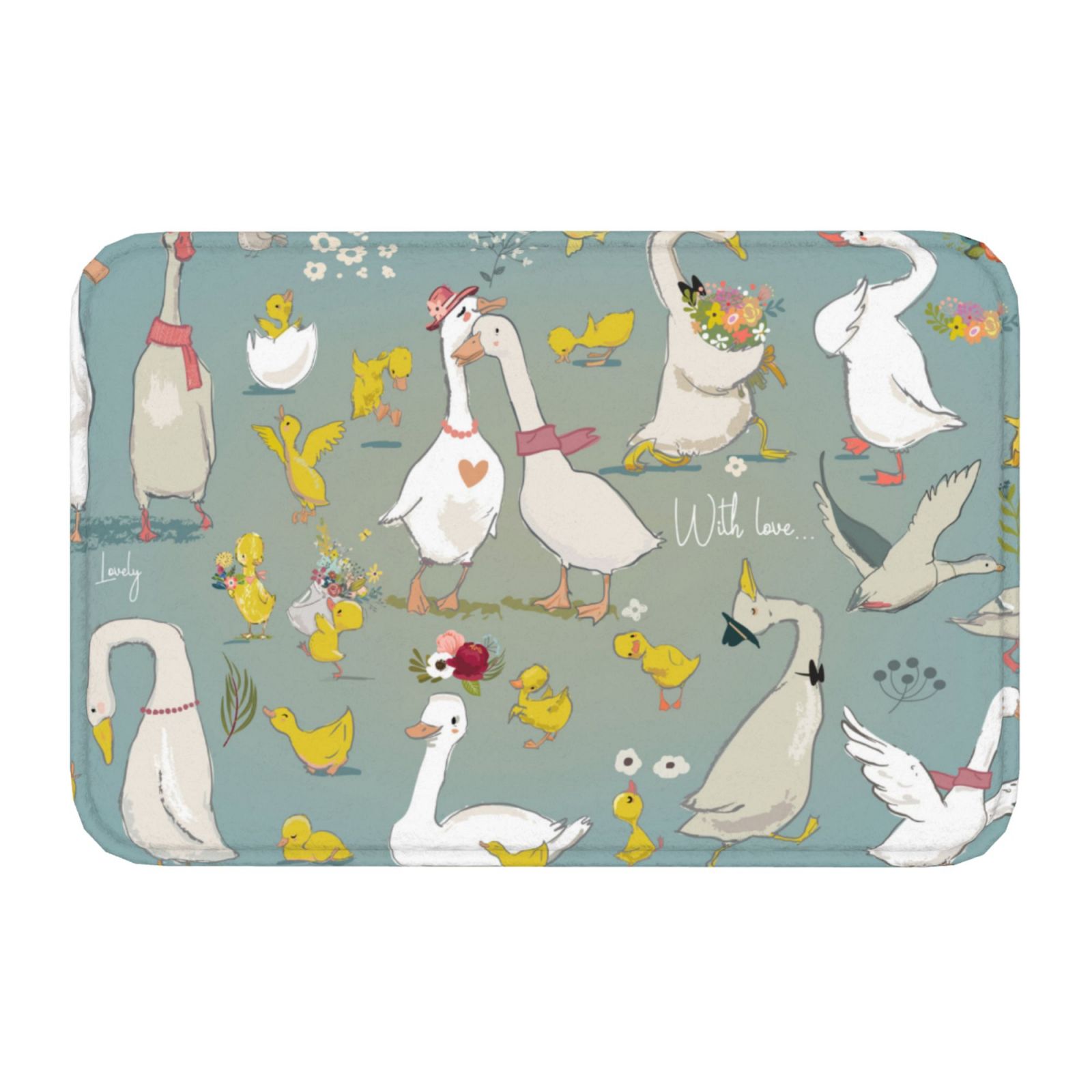 Kdxio Cute Farm Birds,16" x 24", Non-Slip Front Door Mats,Outdoor ...