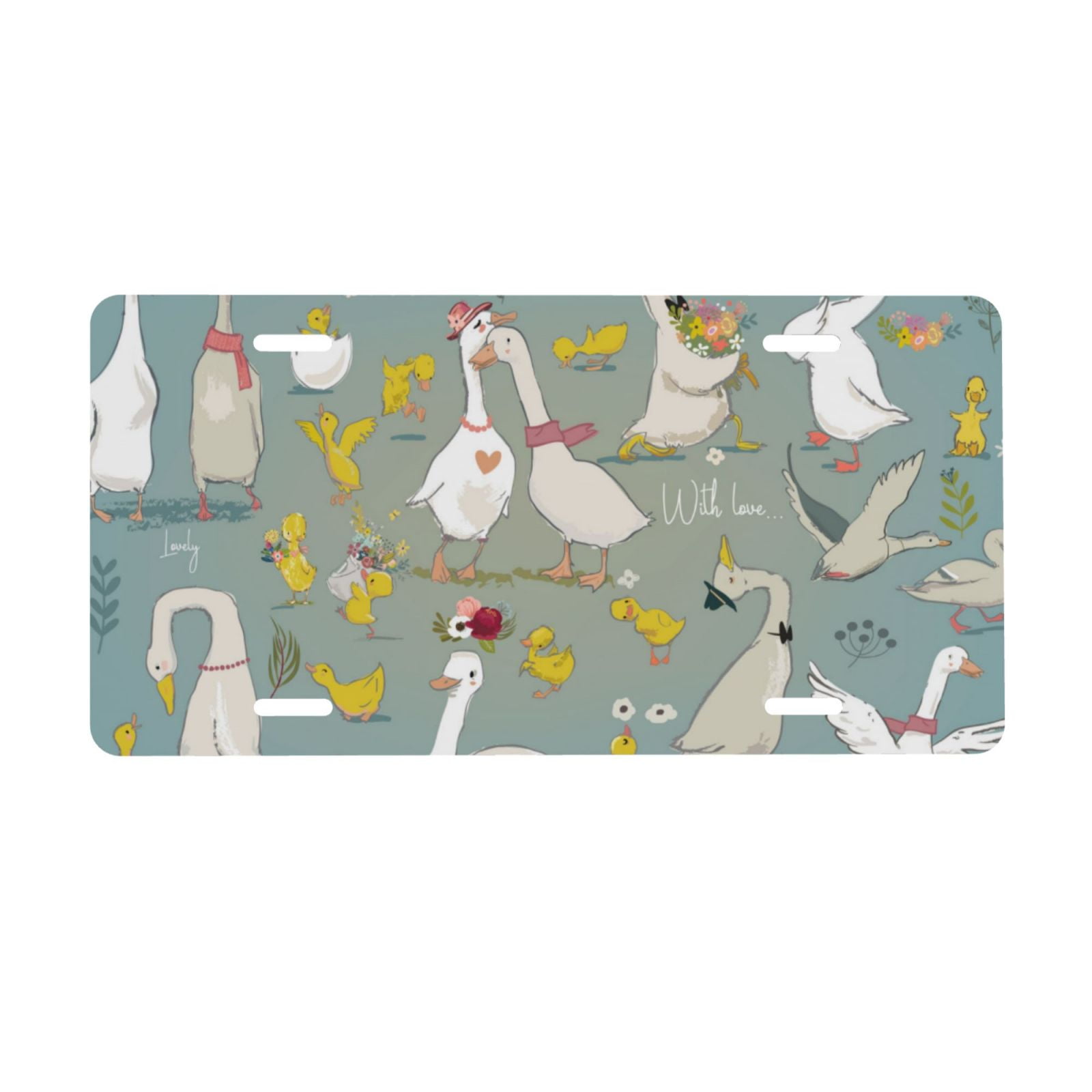 Kdxio Cute Farm Birds License Plate Car Front License Plate Car ...