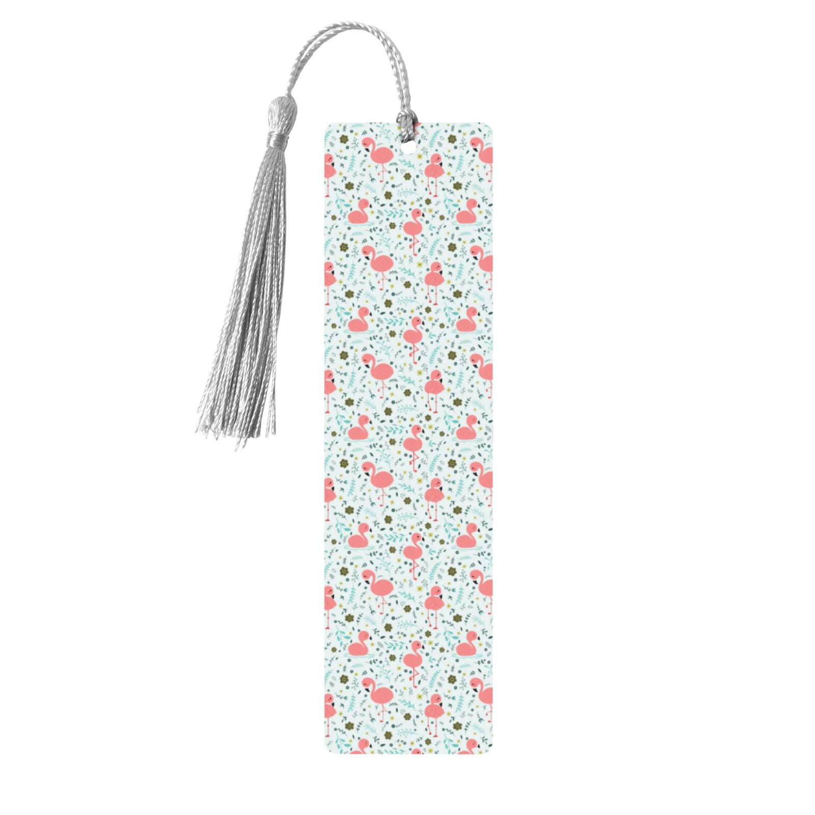 Kdxio Cute Flamingo Print Metal Tassel Bookmarks,Perfect Gift for Art ...