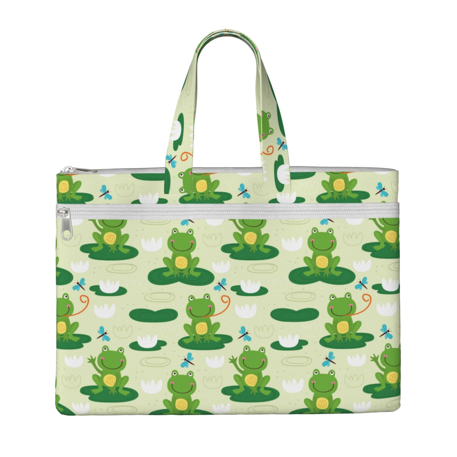 Kdxio Cute Frog1 File Tote Document Bag Business Briefcase Bag Document ...