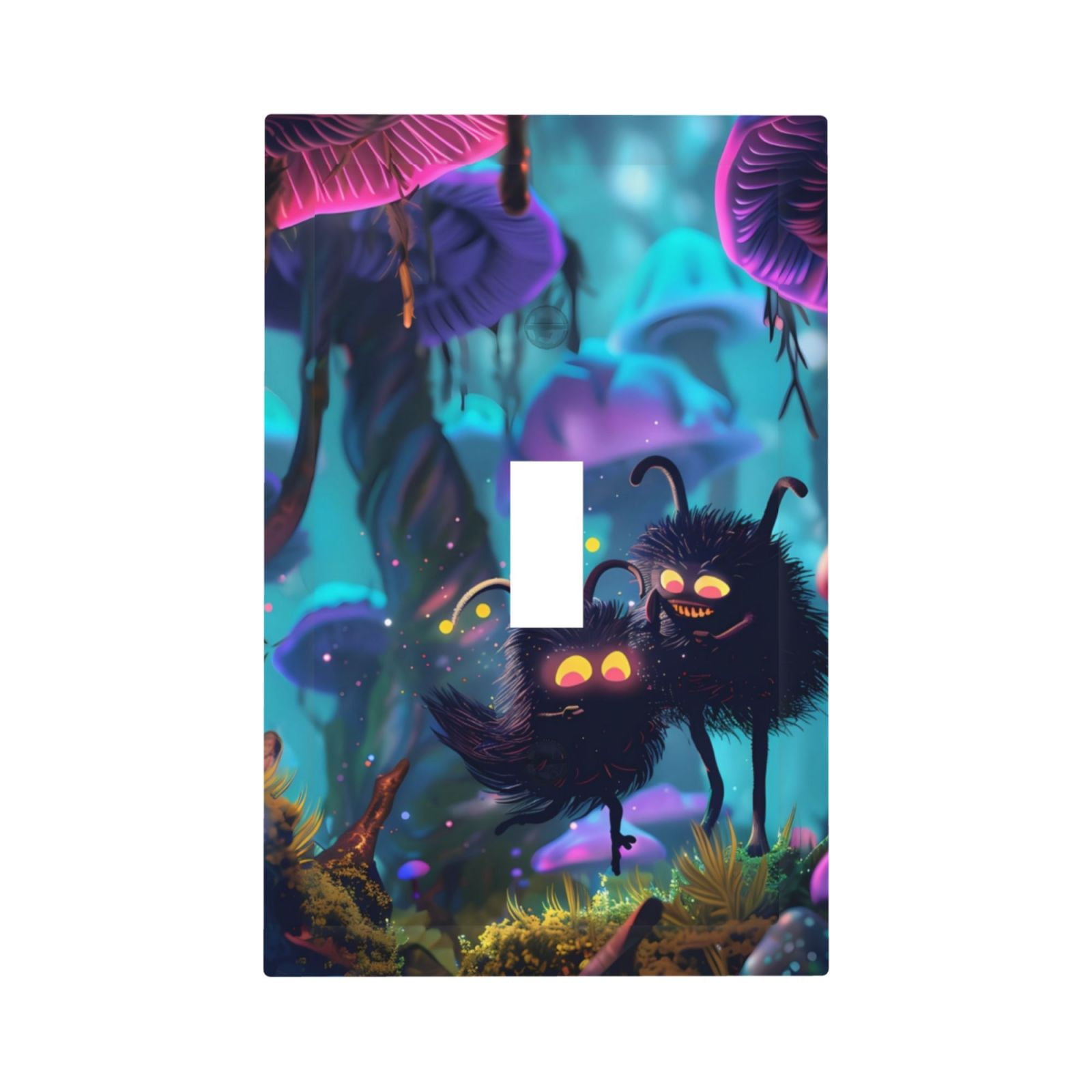Kdxio Cute Fuzzy Fantasy Creatures Decorator Light Switch or Receptacle ...