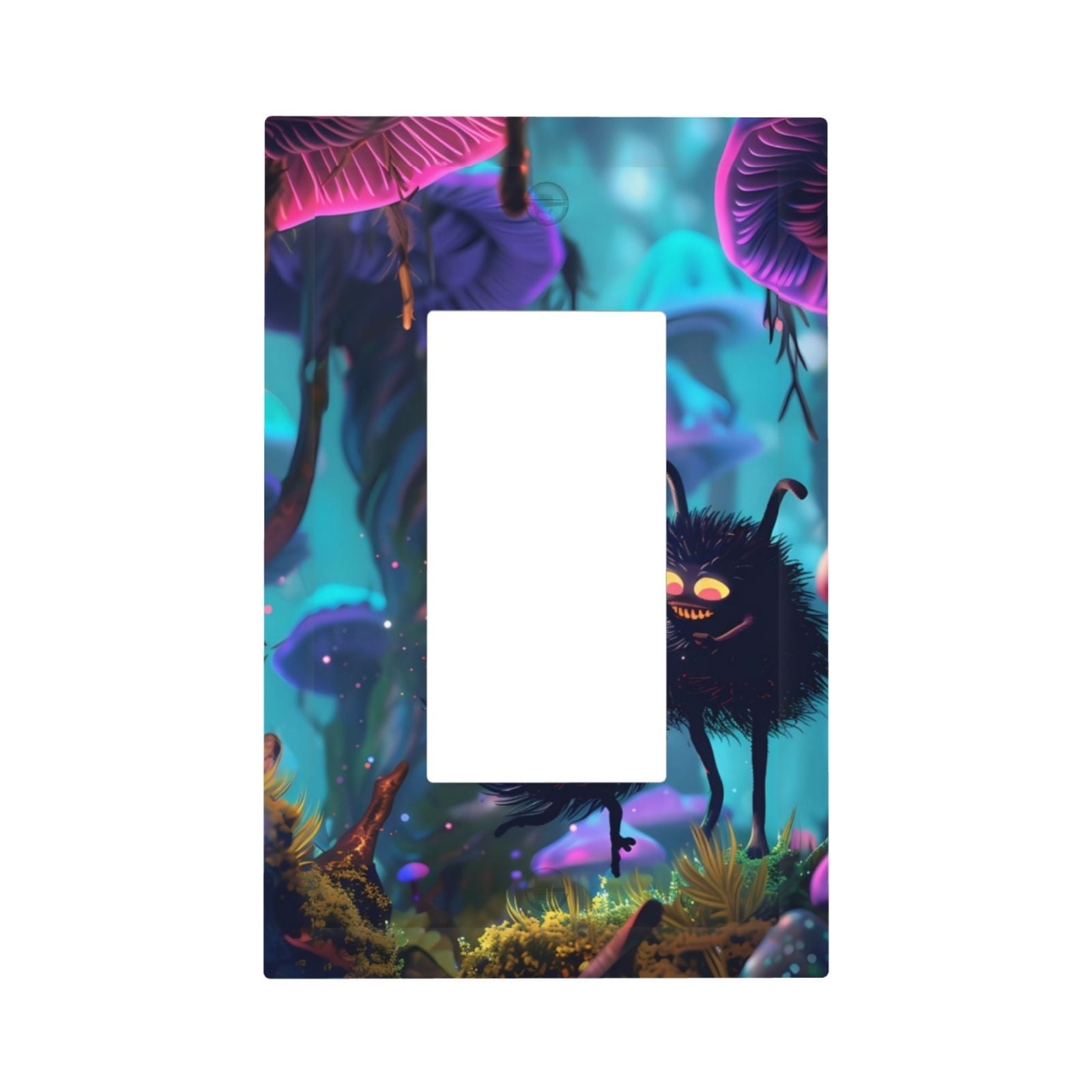 Kdxio Cute Fuzzy Fantasy Creatures Decorator Light Switch or Receptacle ...