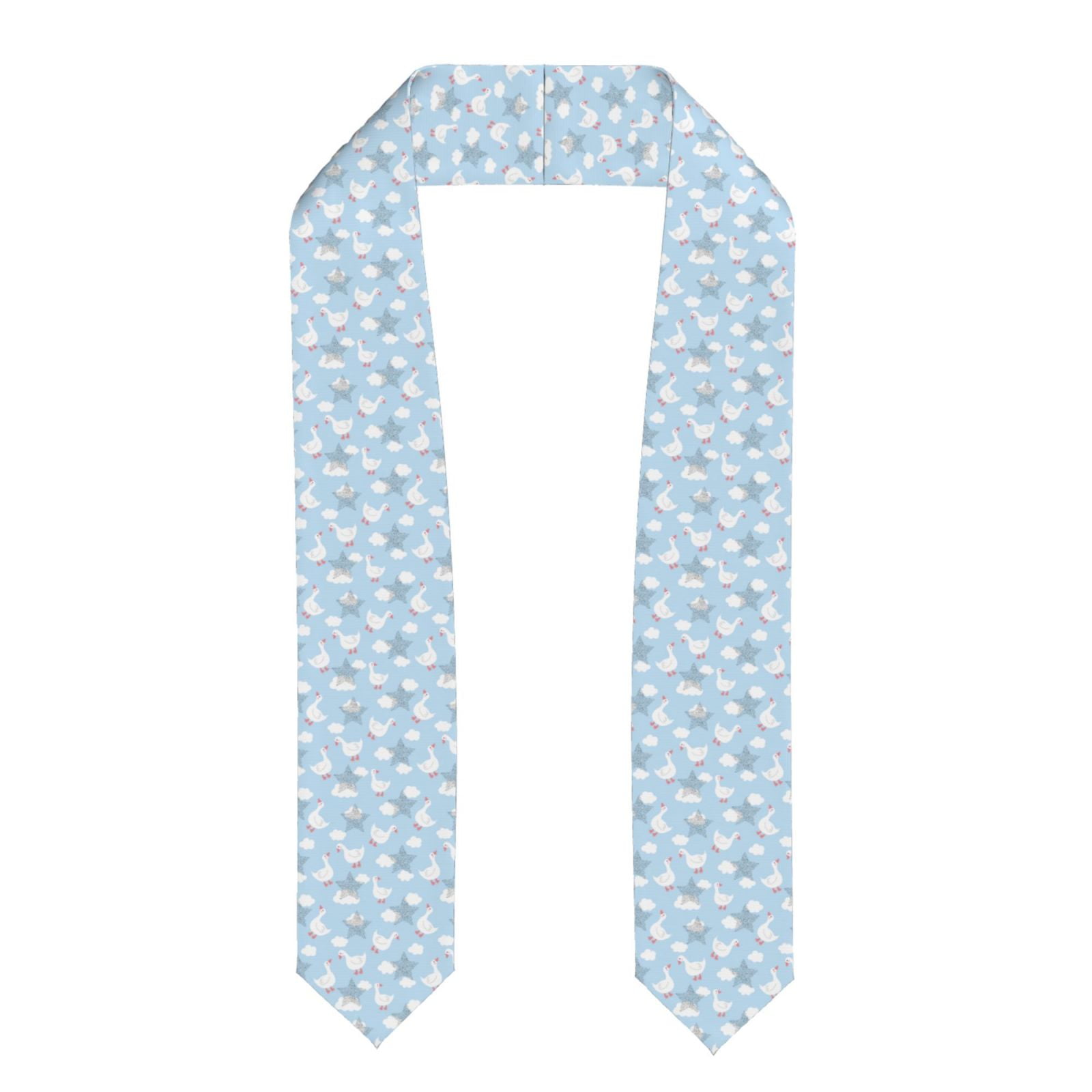 Kdxio Cute Goose On A Blue Sky Graduation Stole Class, Graduation Sash ...