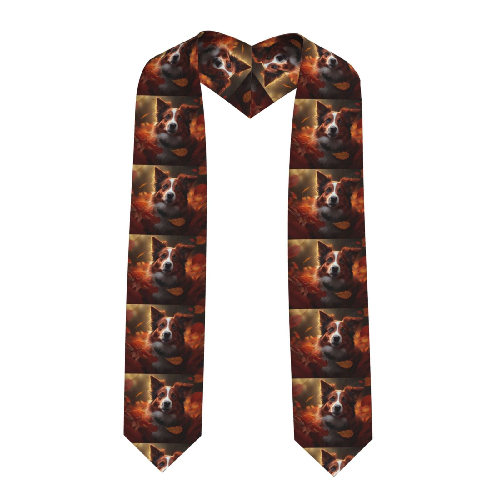 Kdxio Cute Maple Leaf Puppy Graduation Stole Class, Graduation Sash ...