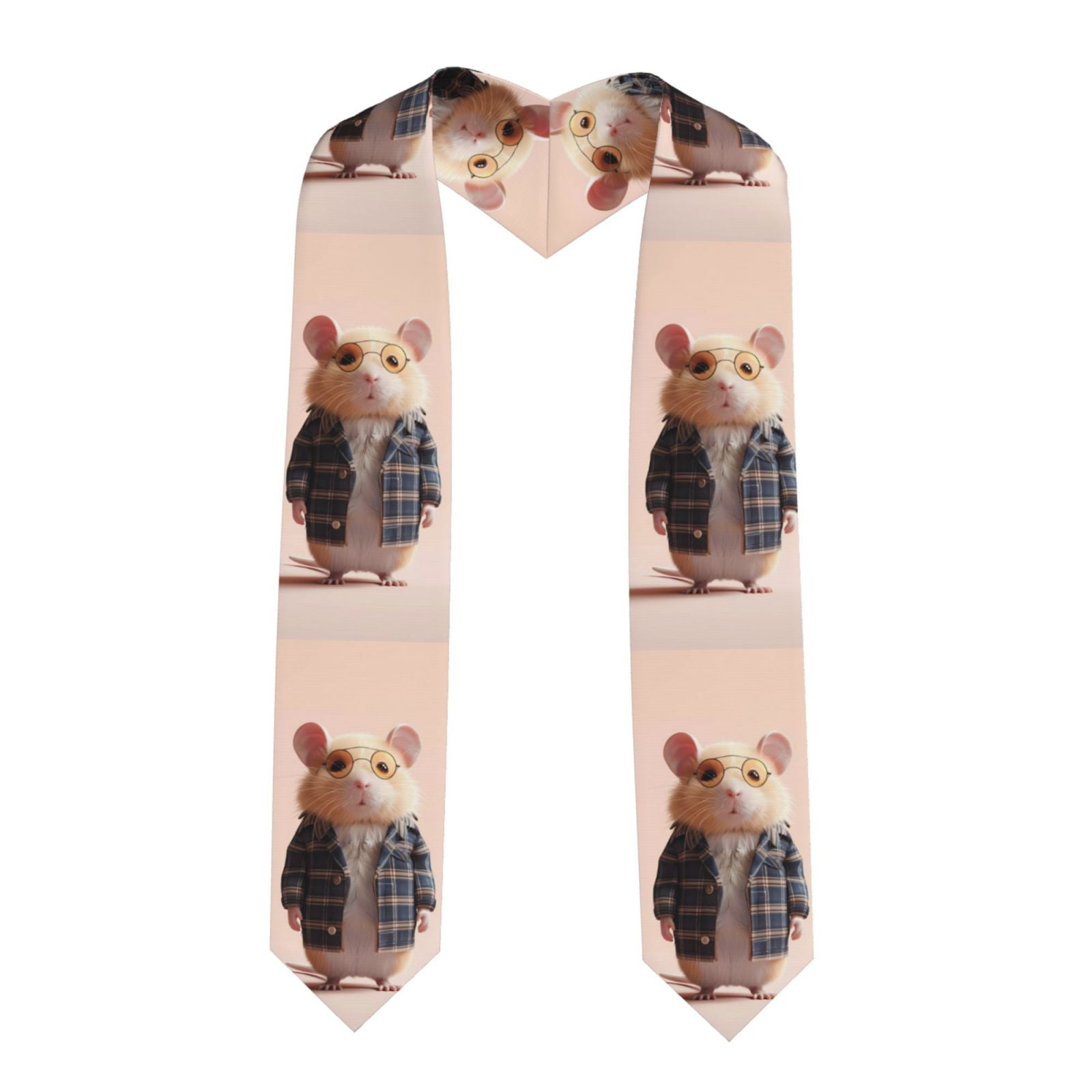 Kdxio Cute Mouse In Glasses Graduation Stole Class, Graduation Sash ...