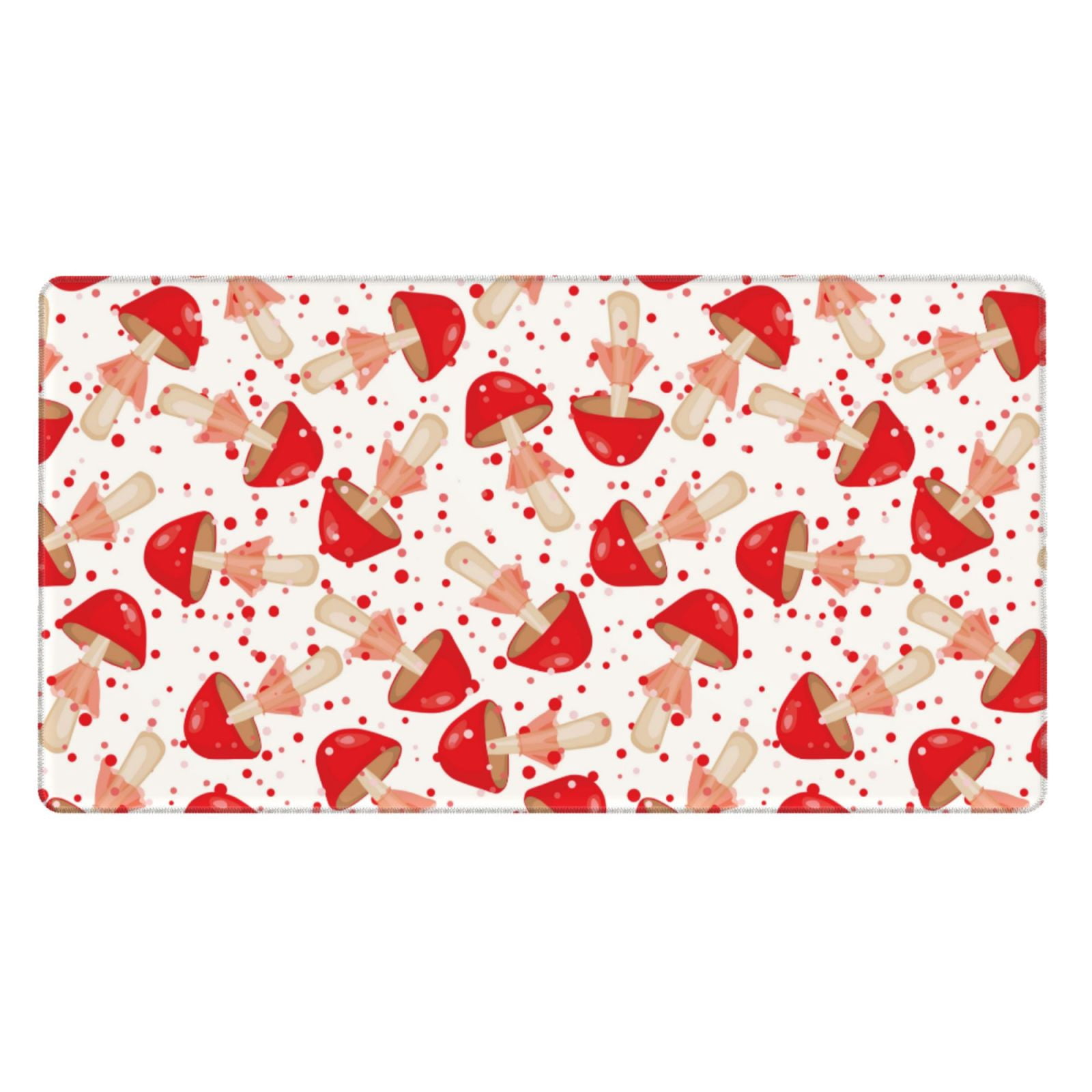 Kdxio Cute Mushroom Print Large Gaming Mouse Pad,Non-Slip Base,Water ...