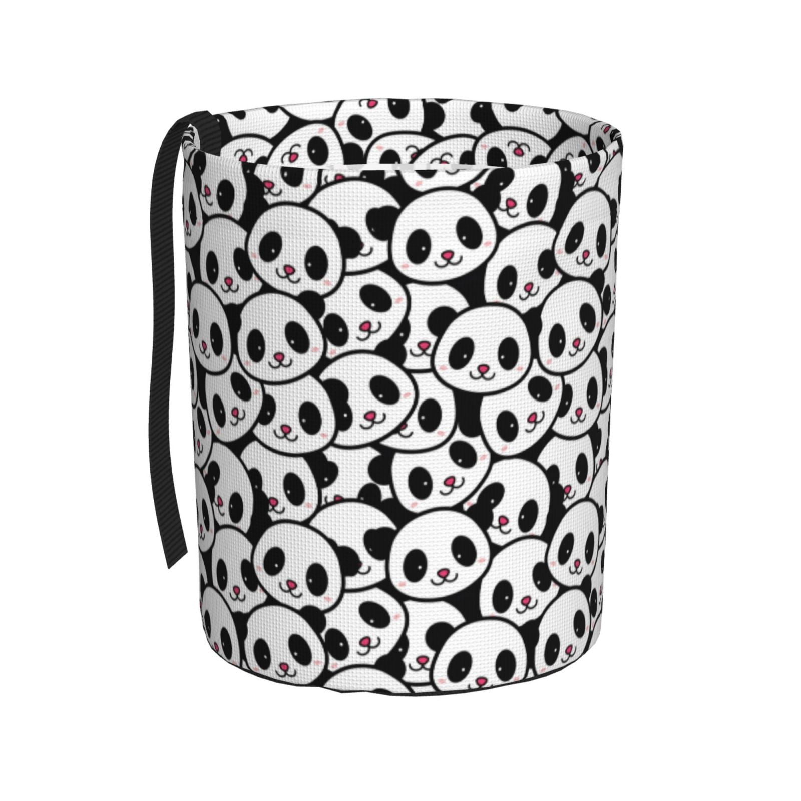Kdxio Cute Panda Face Car Trash Can Garbage Car Accessories Trash Can ...