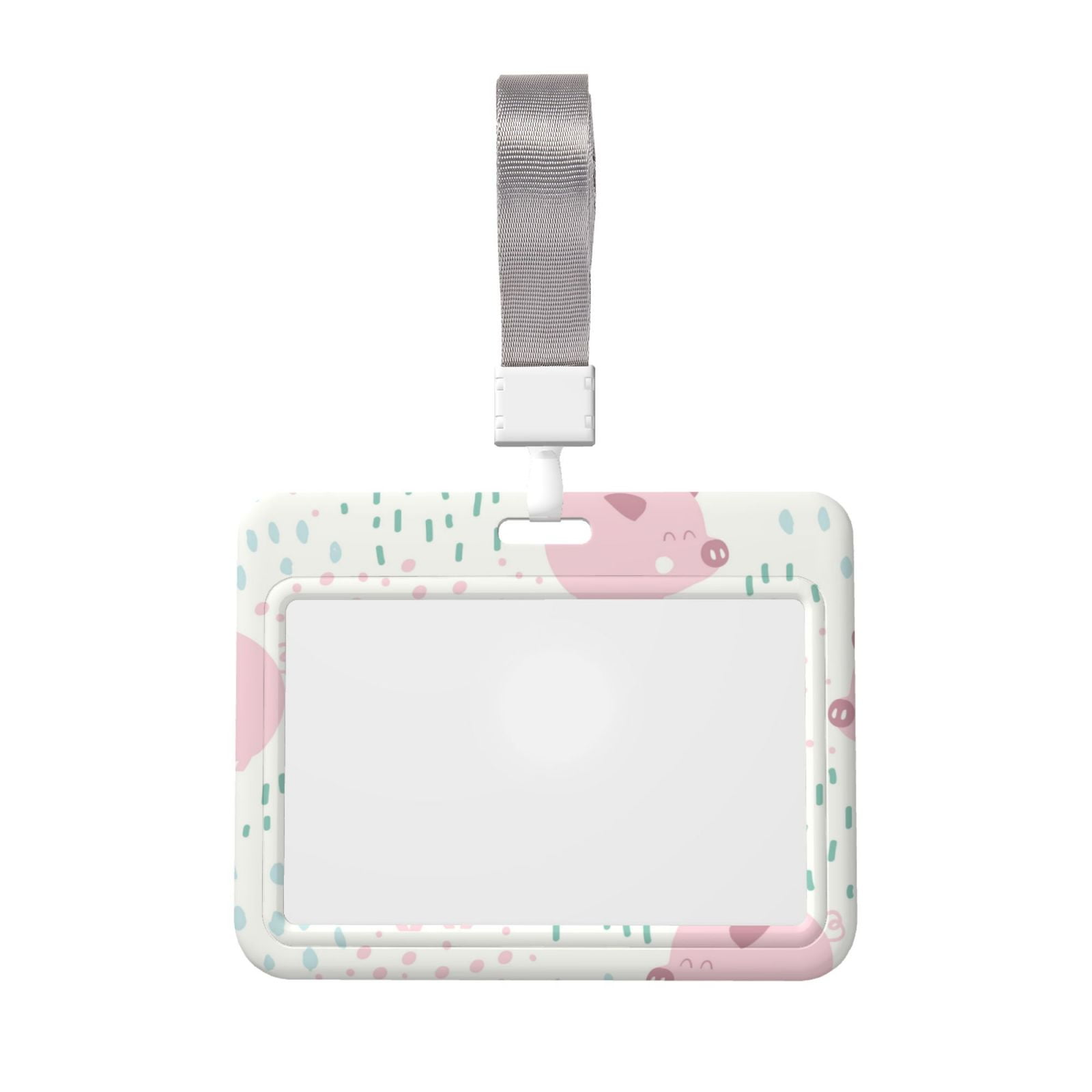 Kdxio Cute Pigs Card Badge Holder Work Badge Sleeve for Office, School ...