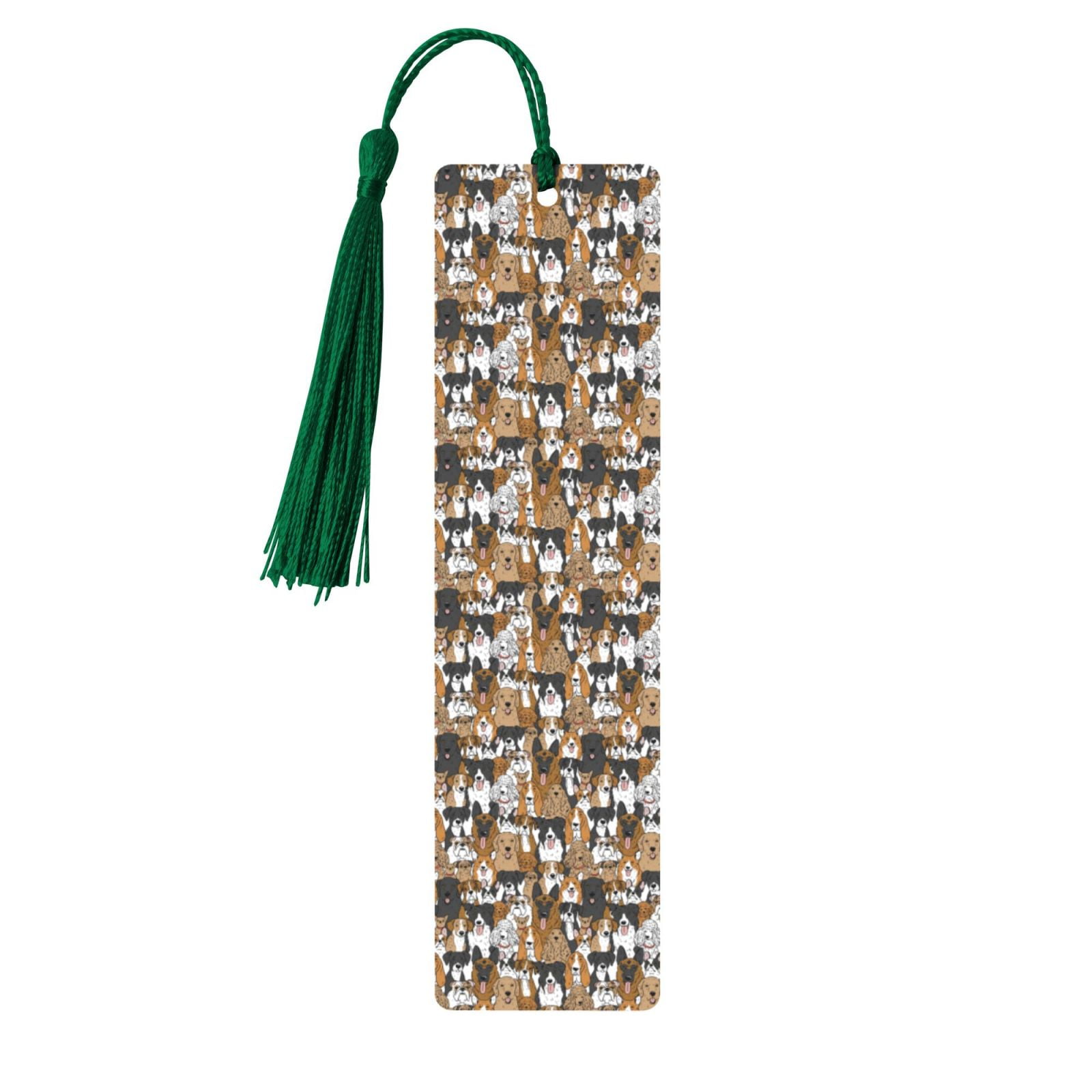 Kdxio Cute Puppy Print Metal Tassel Bookmarks,Perfect Gift for Art ...