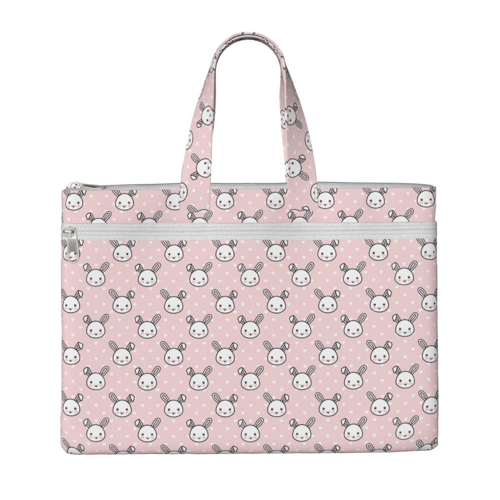 Kdxio Cute Rabbit File Tote Document Bag Business Briefcase Bag ...