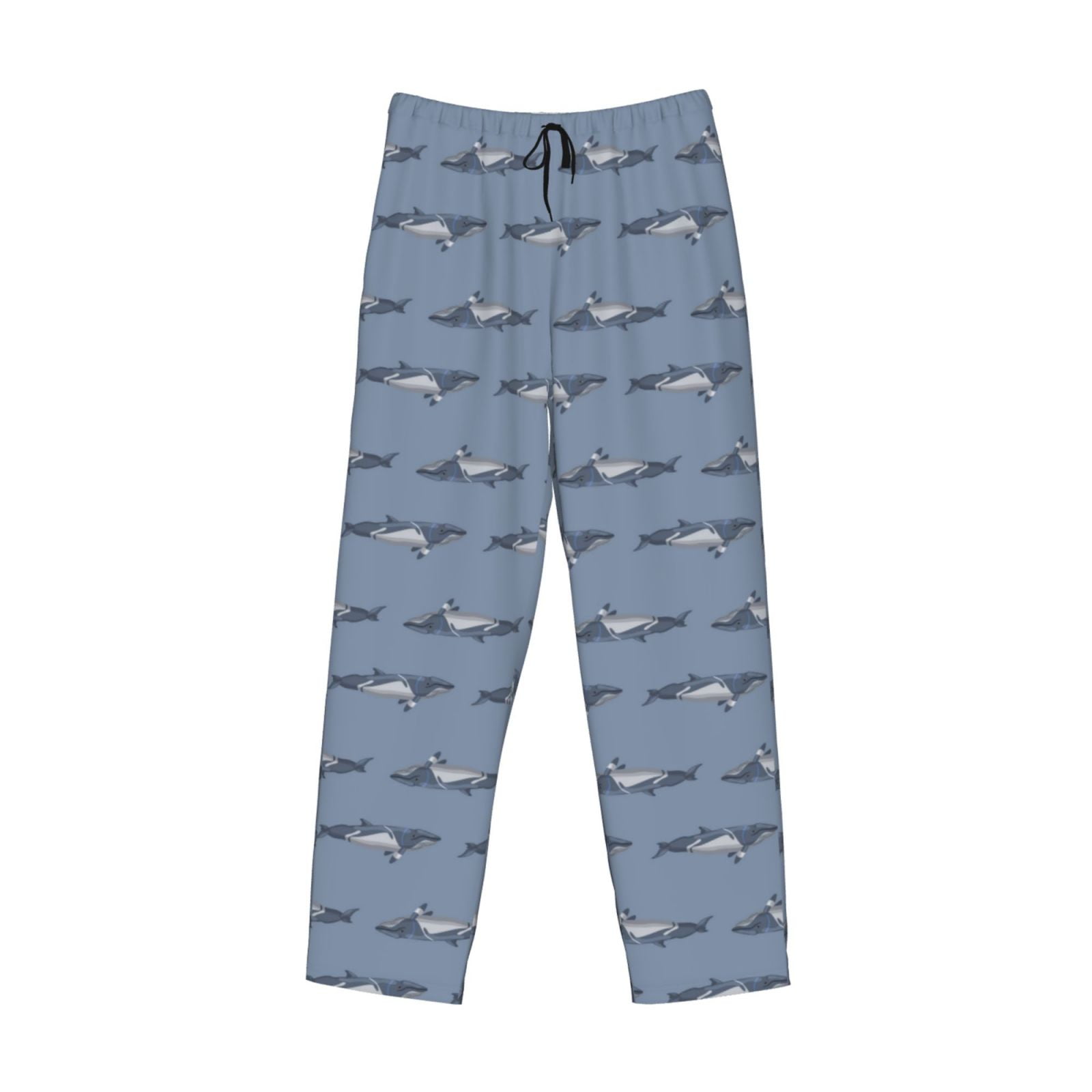 Kdxio Cute Whale Print Men's Sleep Pajama Pant Lounge Pants with ...