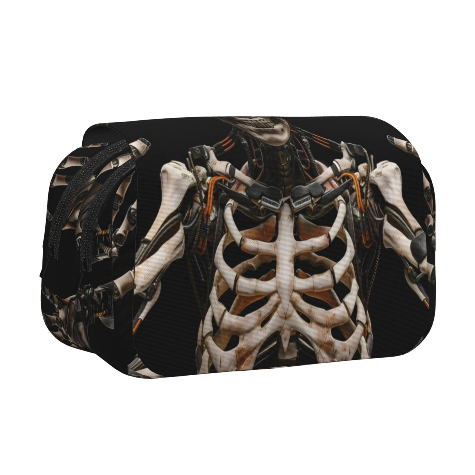 Kdxio Cyber Skeleton With Tattoos for Double Compartment Pen Case ...