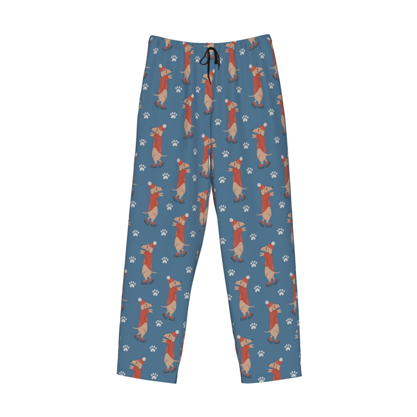 Kdxio Dachshund Dog Puppy Print Men's Sleep Pajama Pant Lounge Pants ...